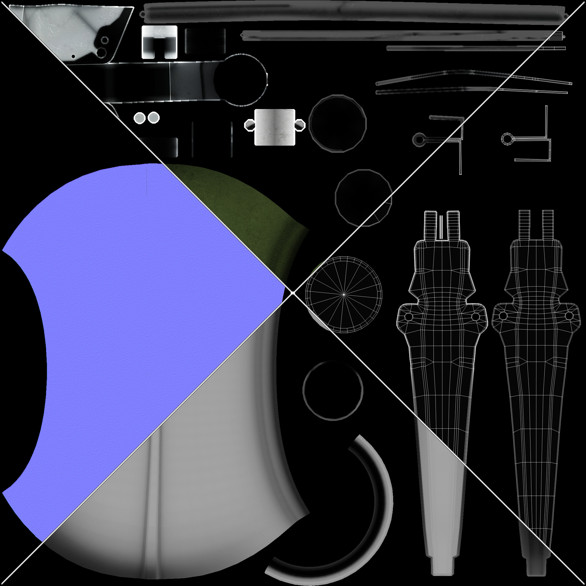 3d grenade bomb model