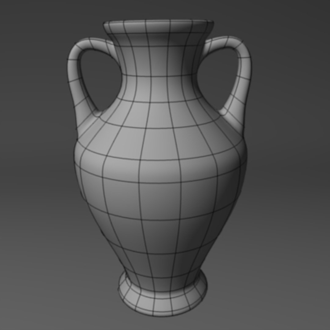 Vase Pot Pottery 3d 3ds