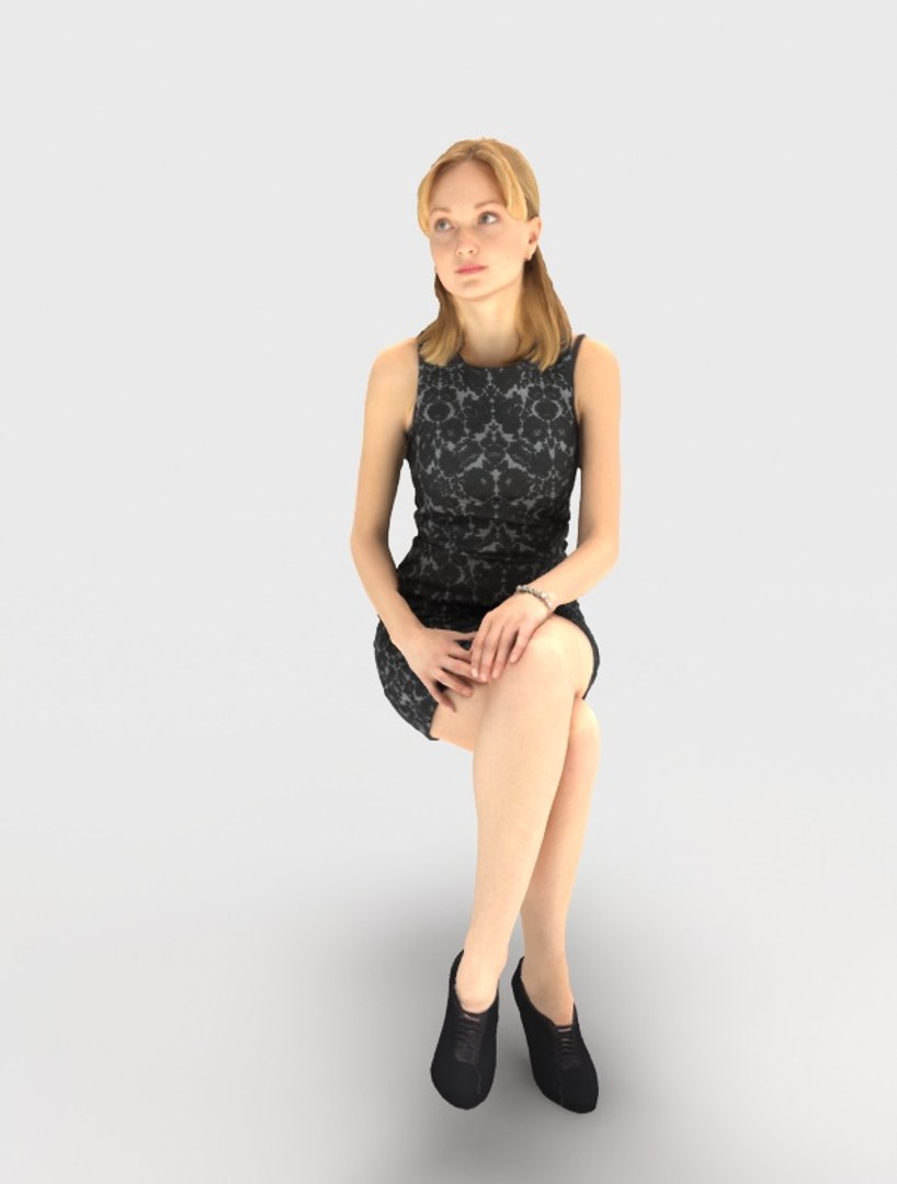 Free Max Mode Human Rig Female Gigapixel