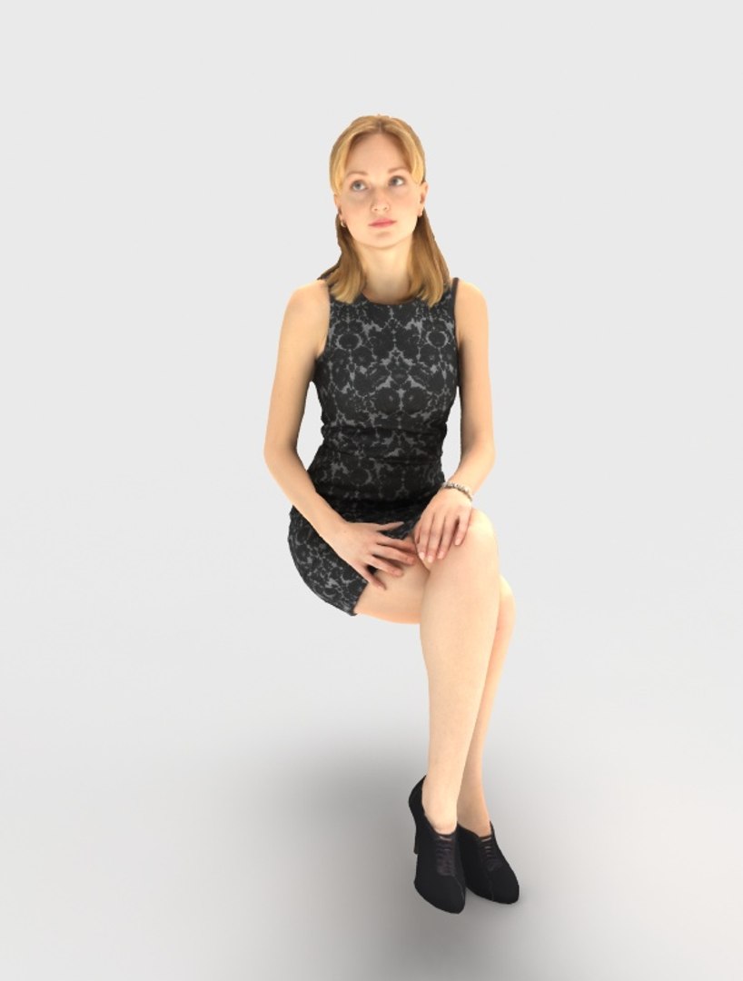 Free Max Mode Human Rig Female Gigapixel