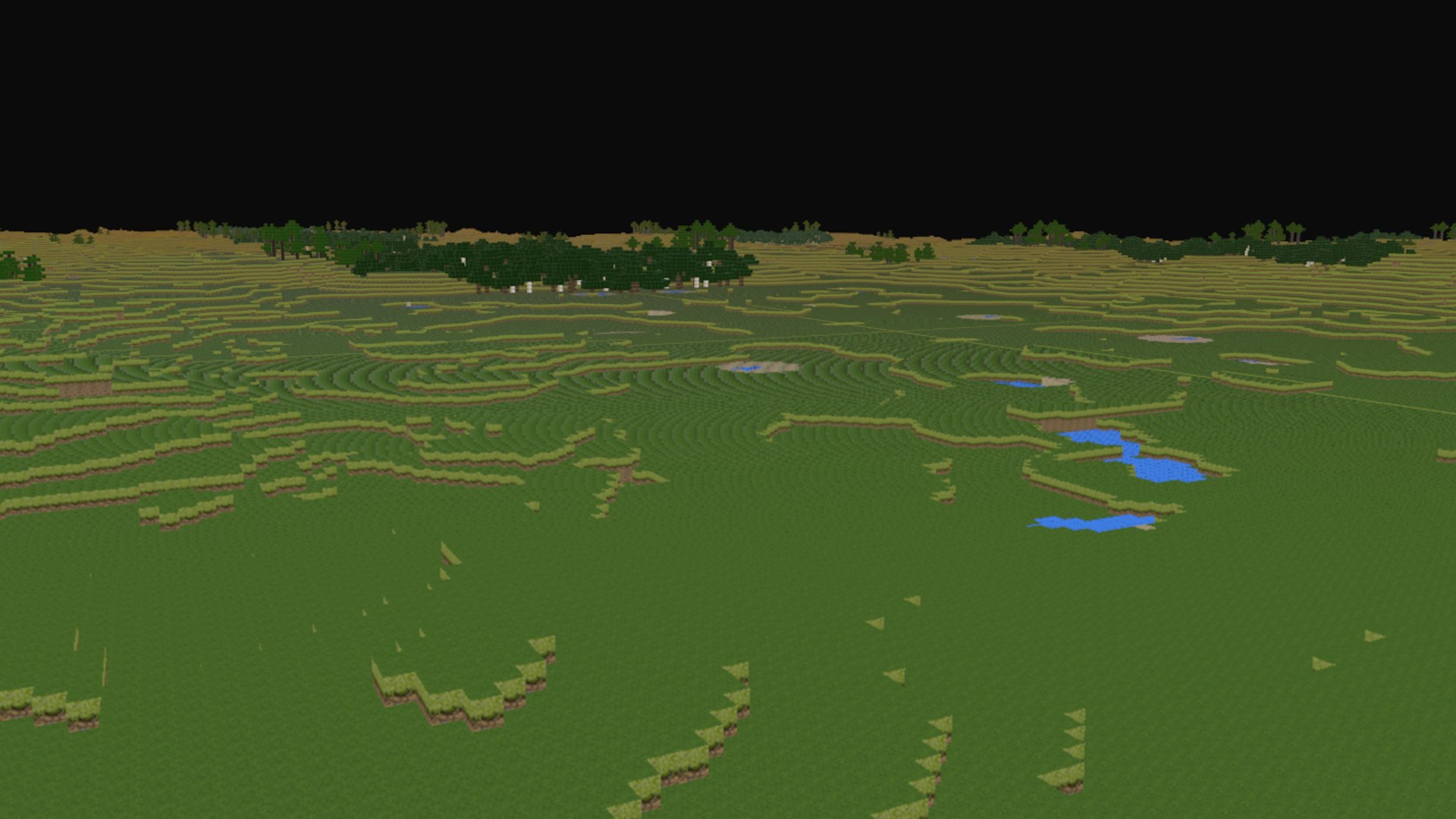 Obj Minecraft World: Grassy Plain