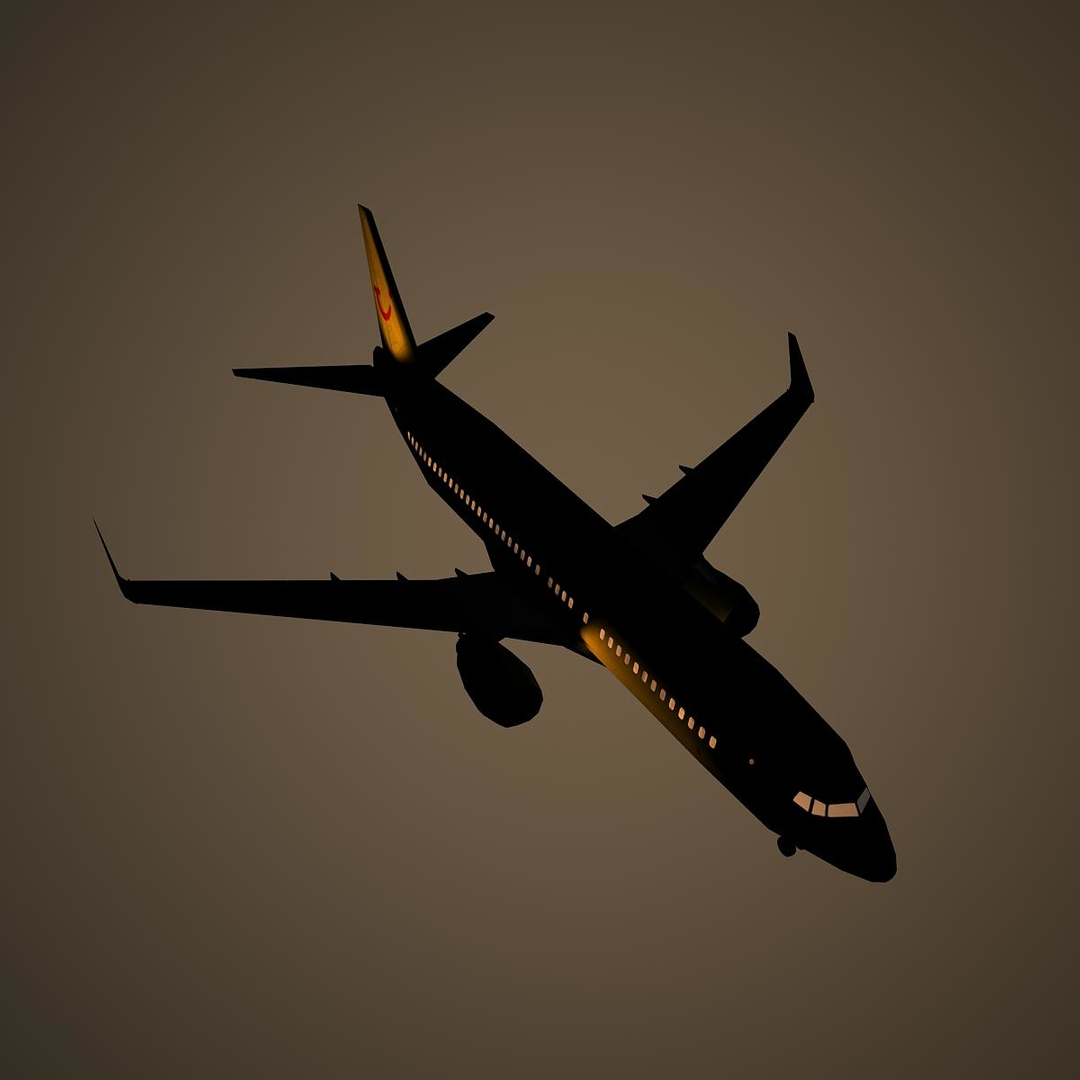 boeing 737-800 tui 3d model