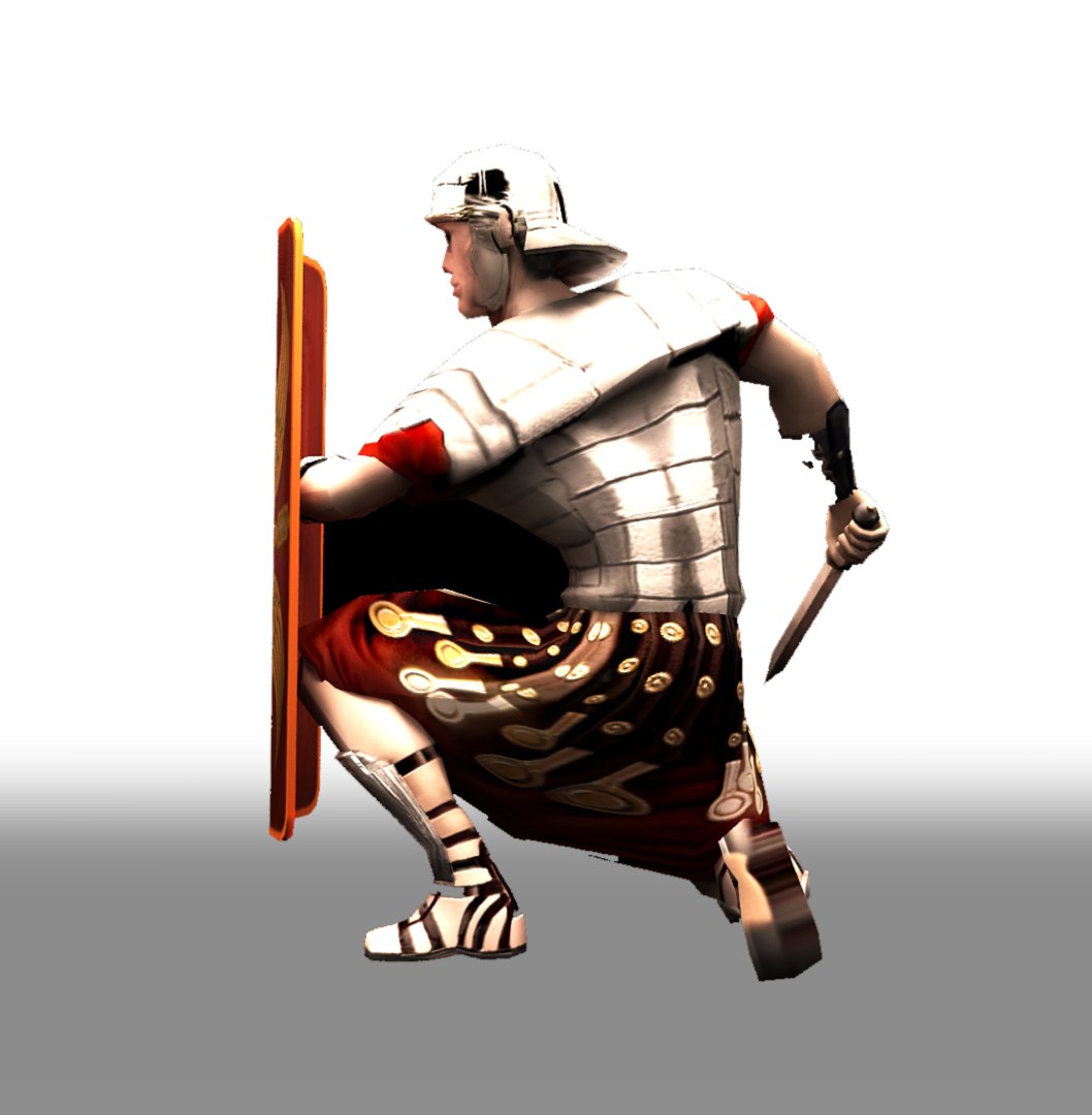 3d Roman Soldier Model