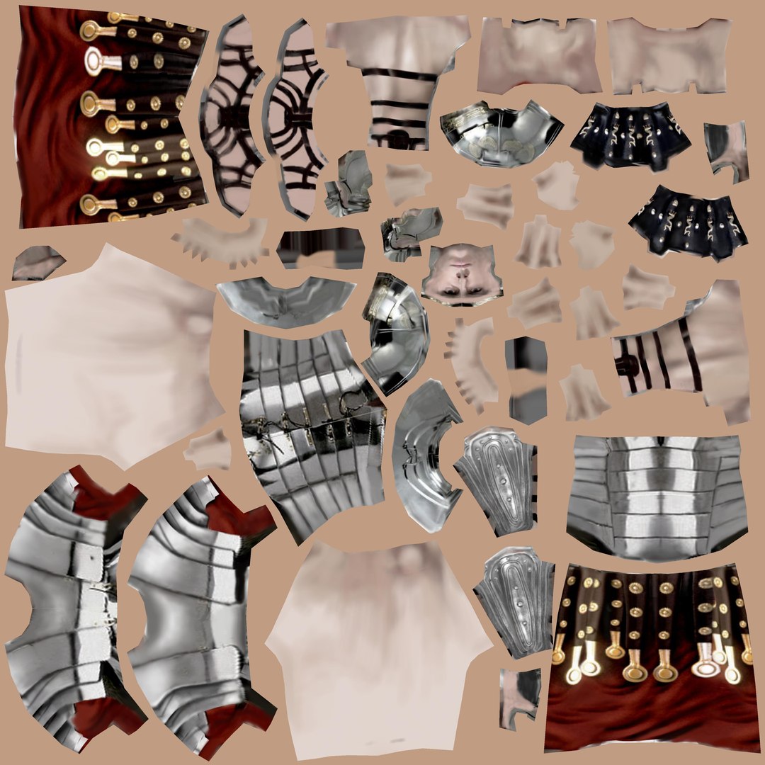 3d Roman Soldier Model