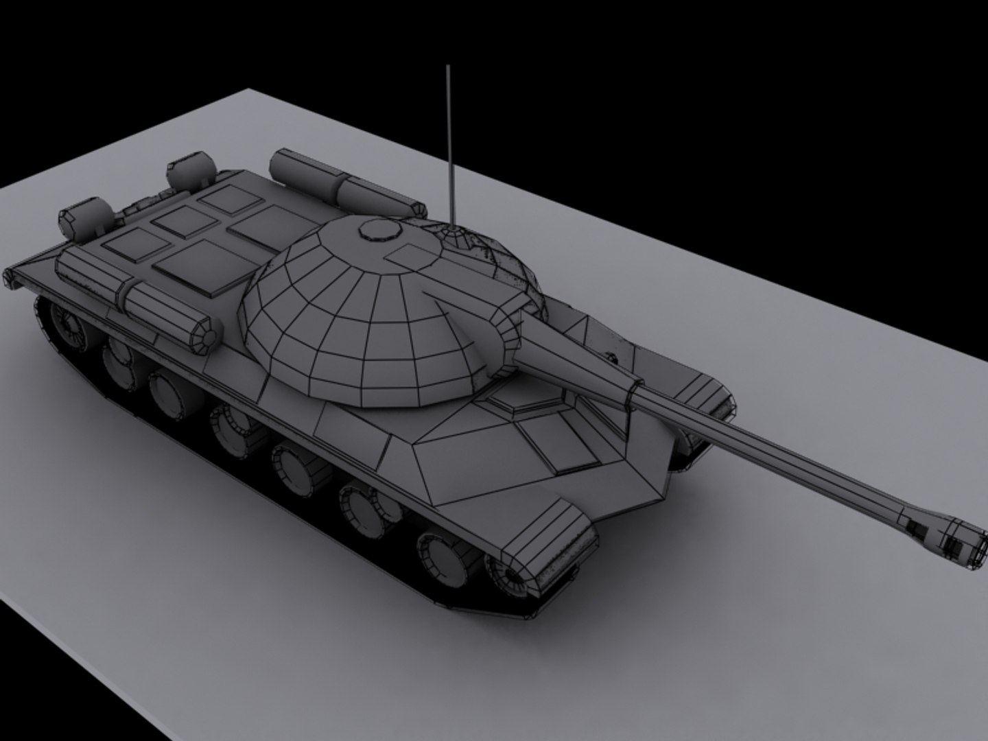 3d model is-3 tank 3 1945