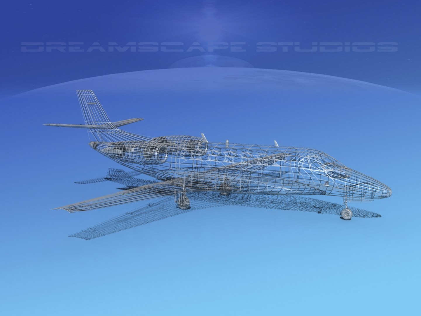 3d Model Of Scale Cessna Citation Xls