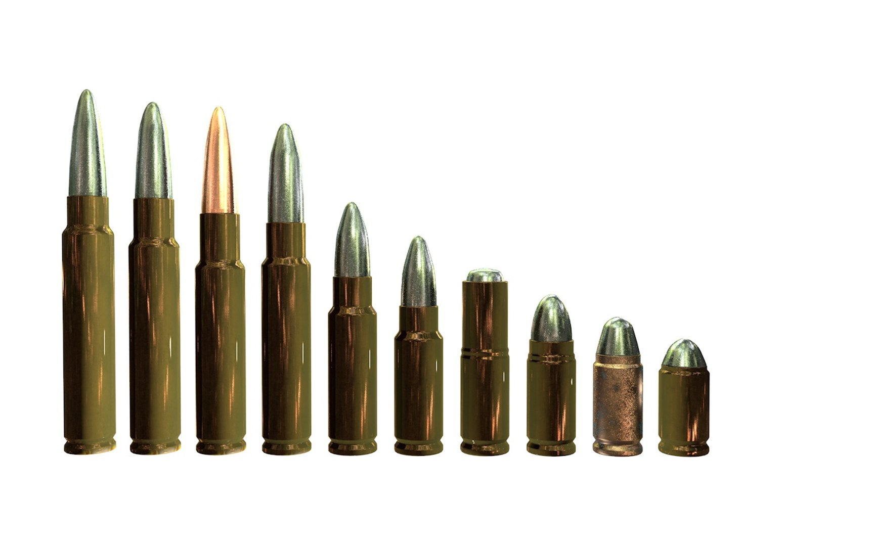 Bullets 3D model - TurboSquid 1346730