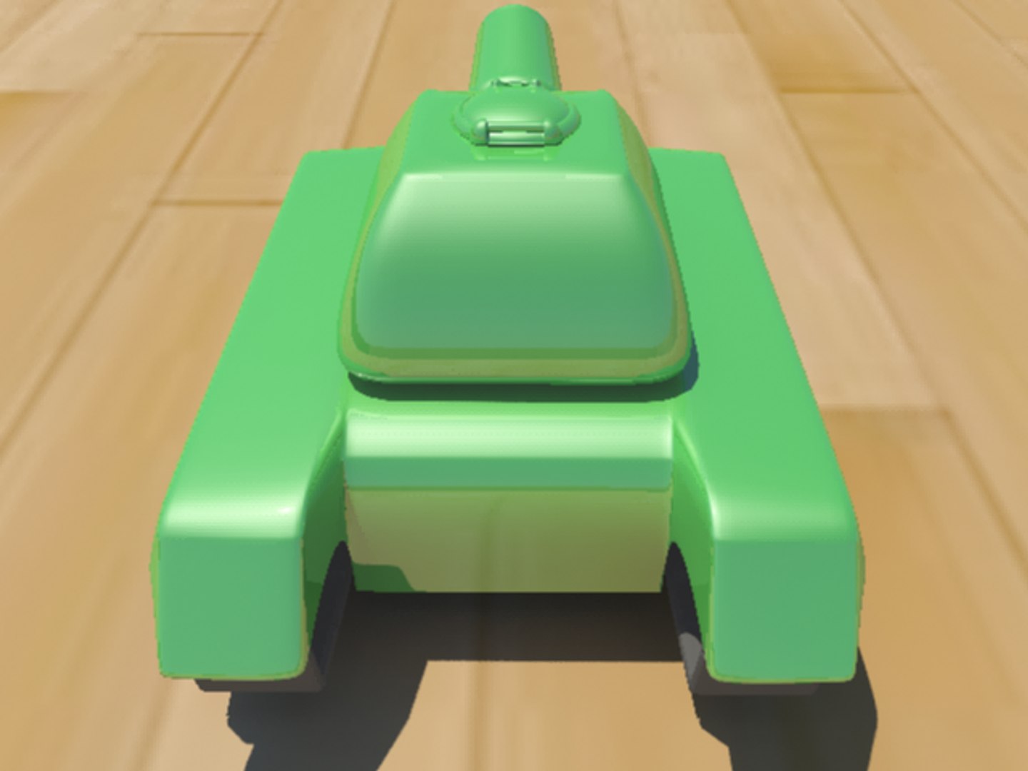 Simple Mini Tank 3d Model