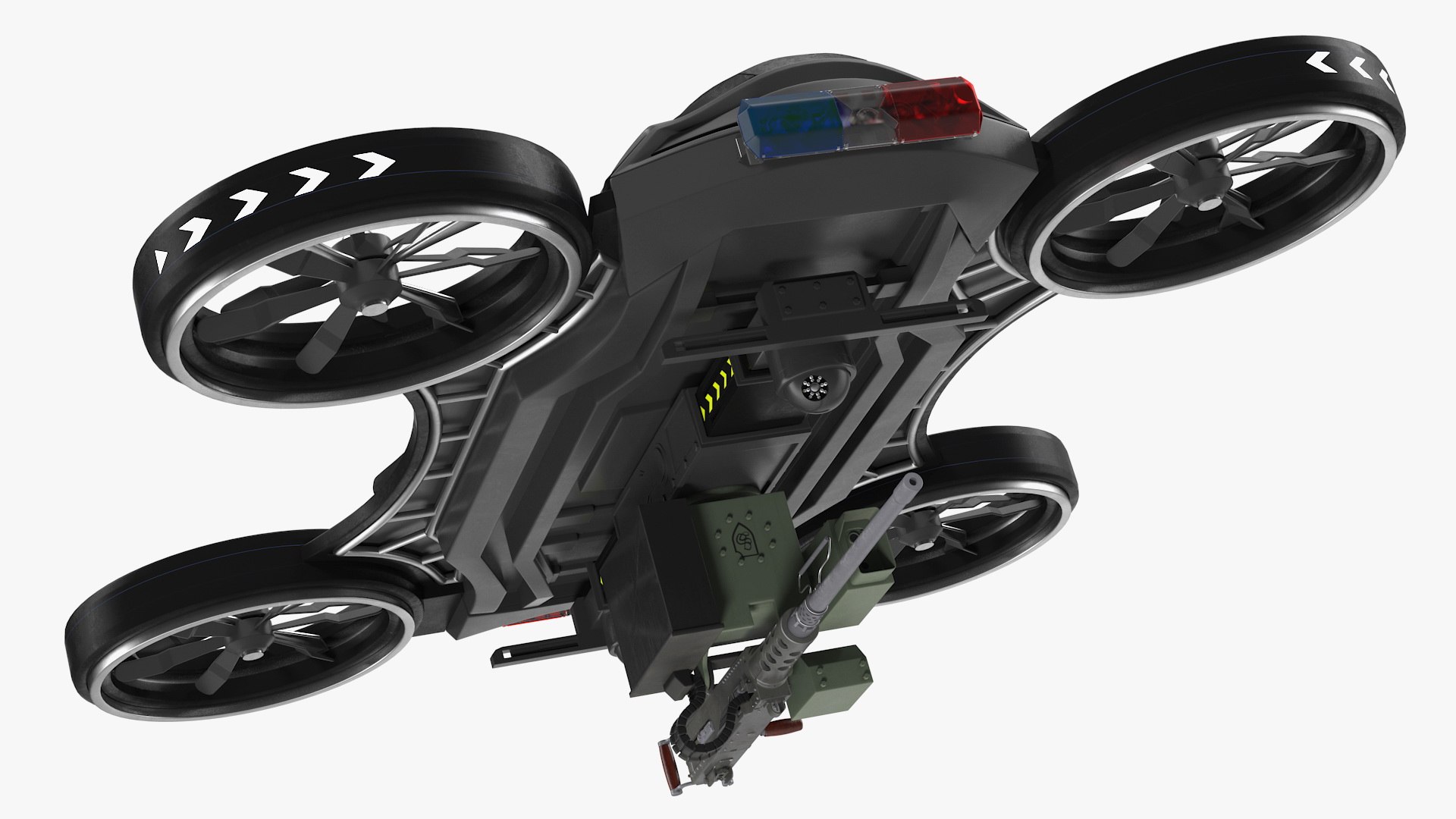 3D Drone Machine Gun Model - TurboSquid 1472402