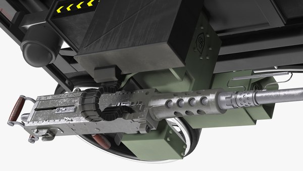 3D drone machine gun model - TurboSquid 1472402