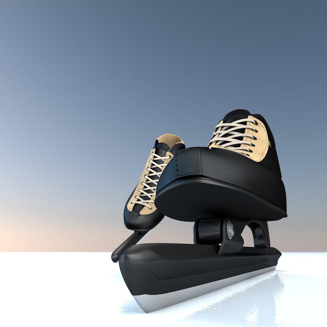 ice skating 3d c4d
