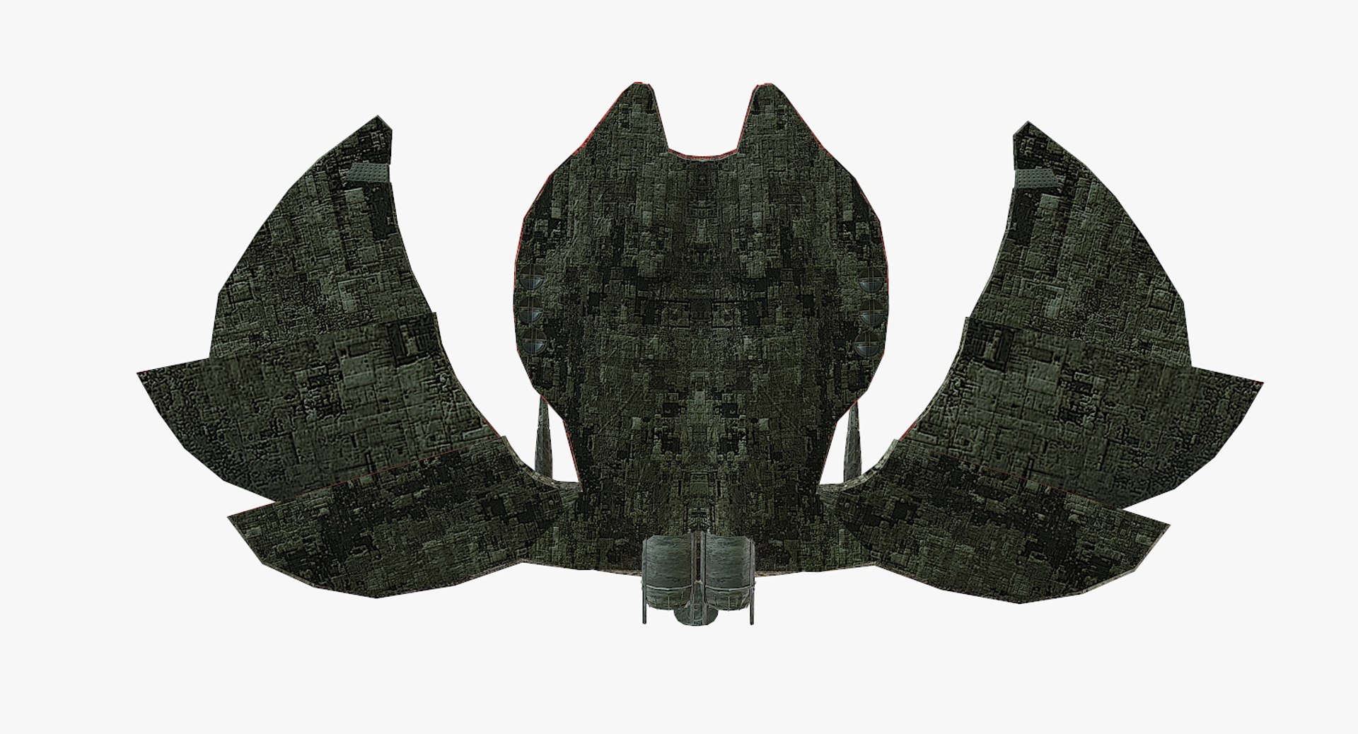 Fighter Starship 3d Model