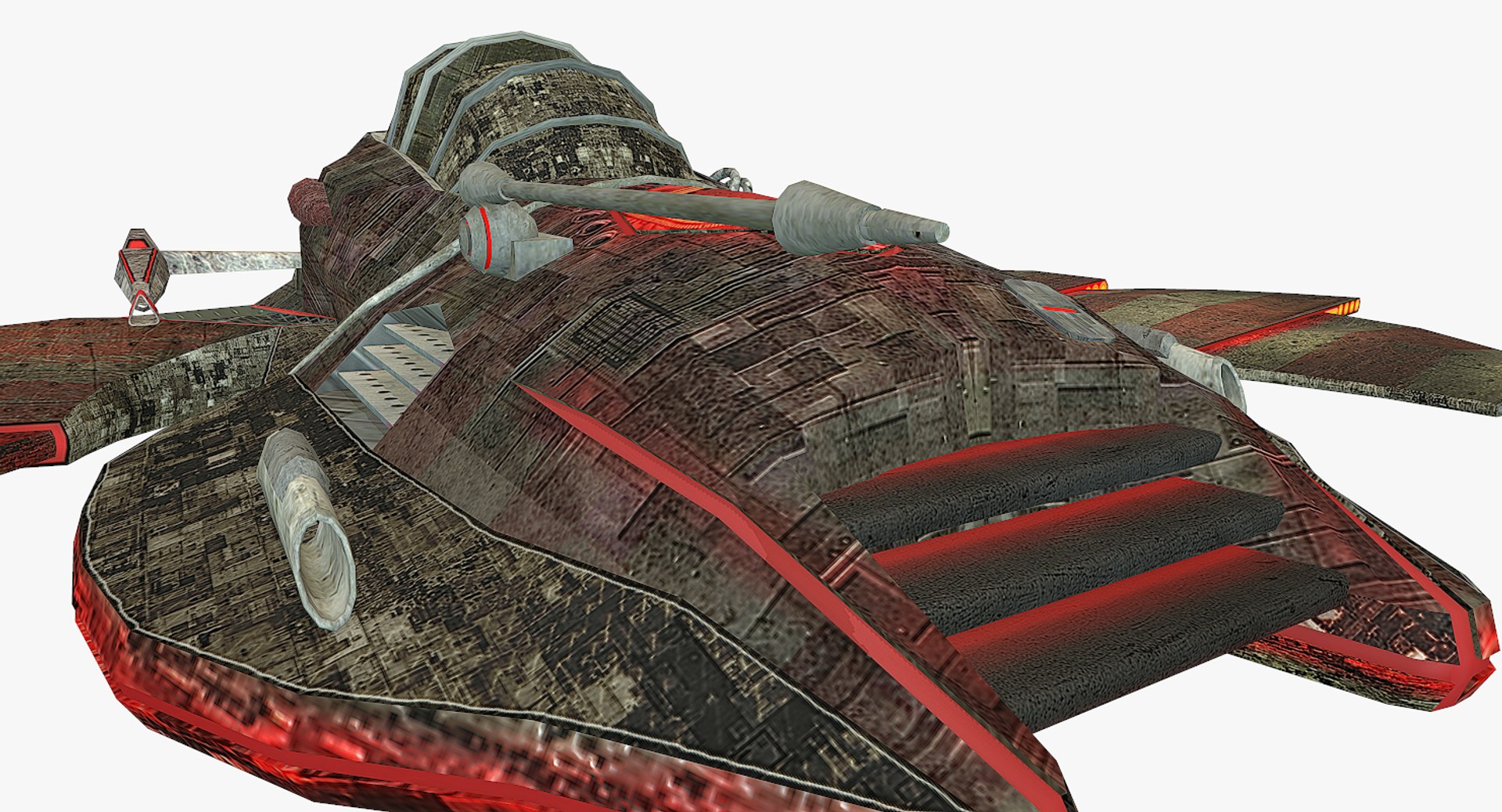 Fighter Starship 3d Model