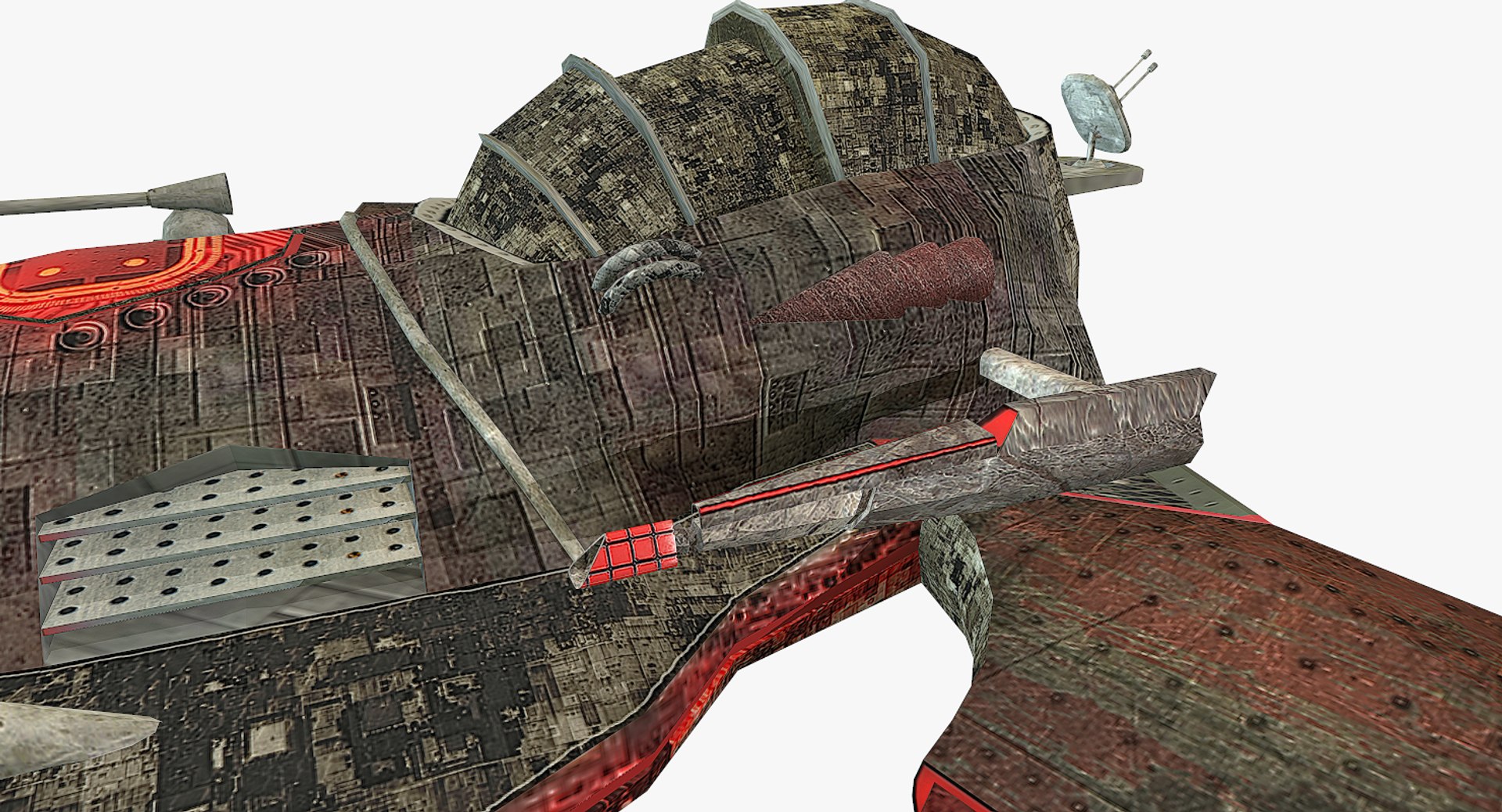 Fighter Starship 3d Model