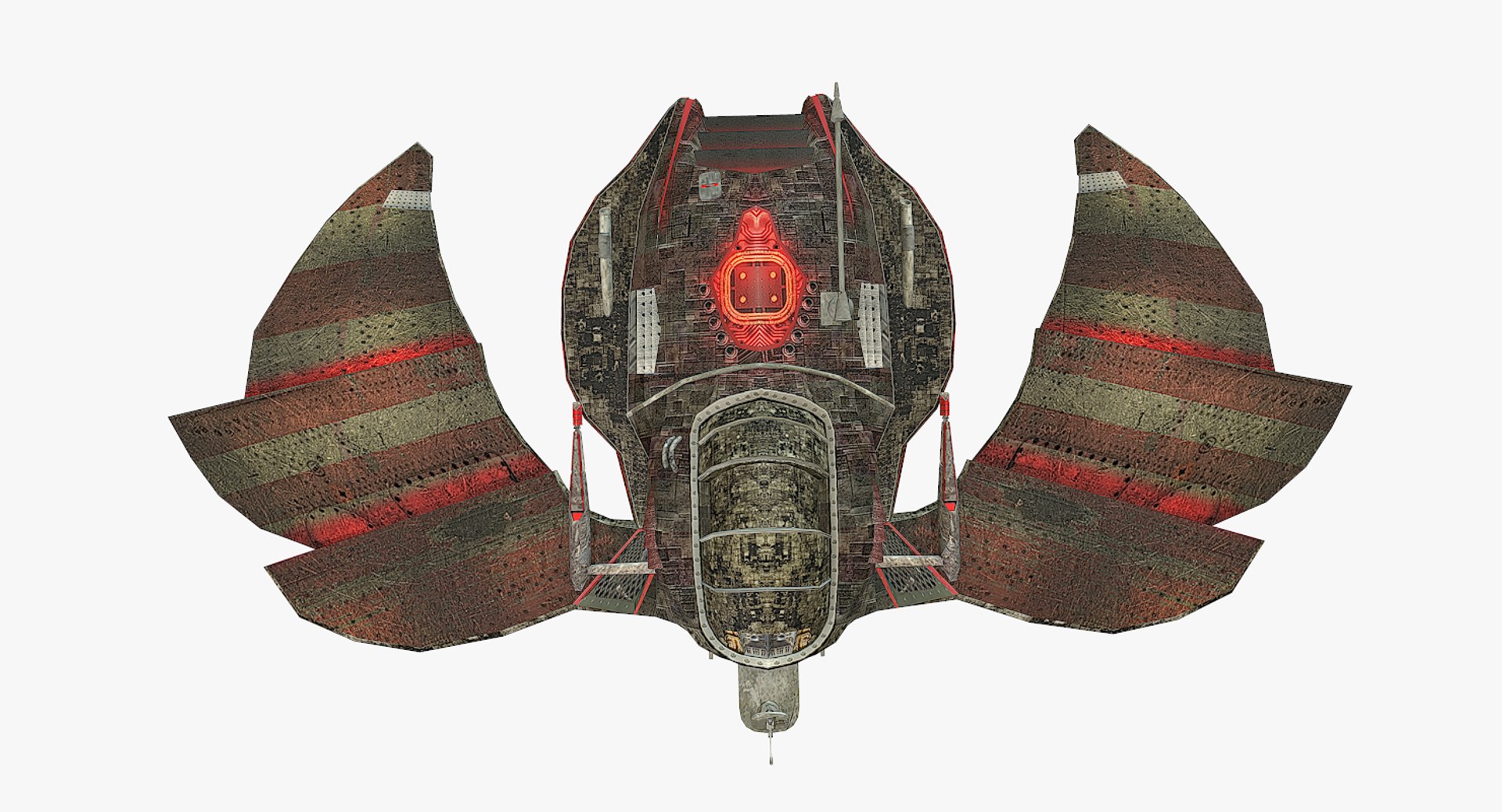 Fighter Starship 3d Model