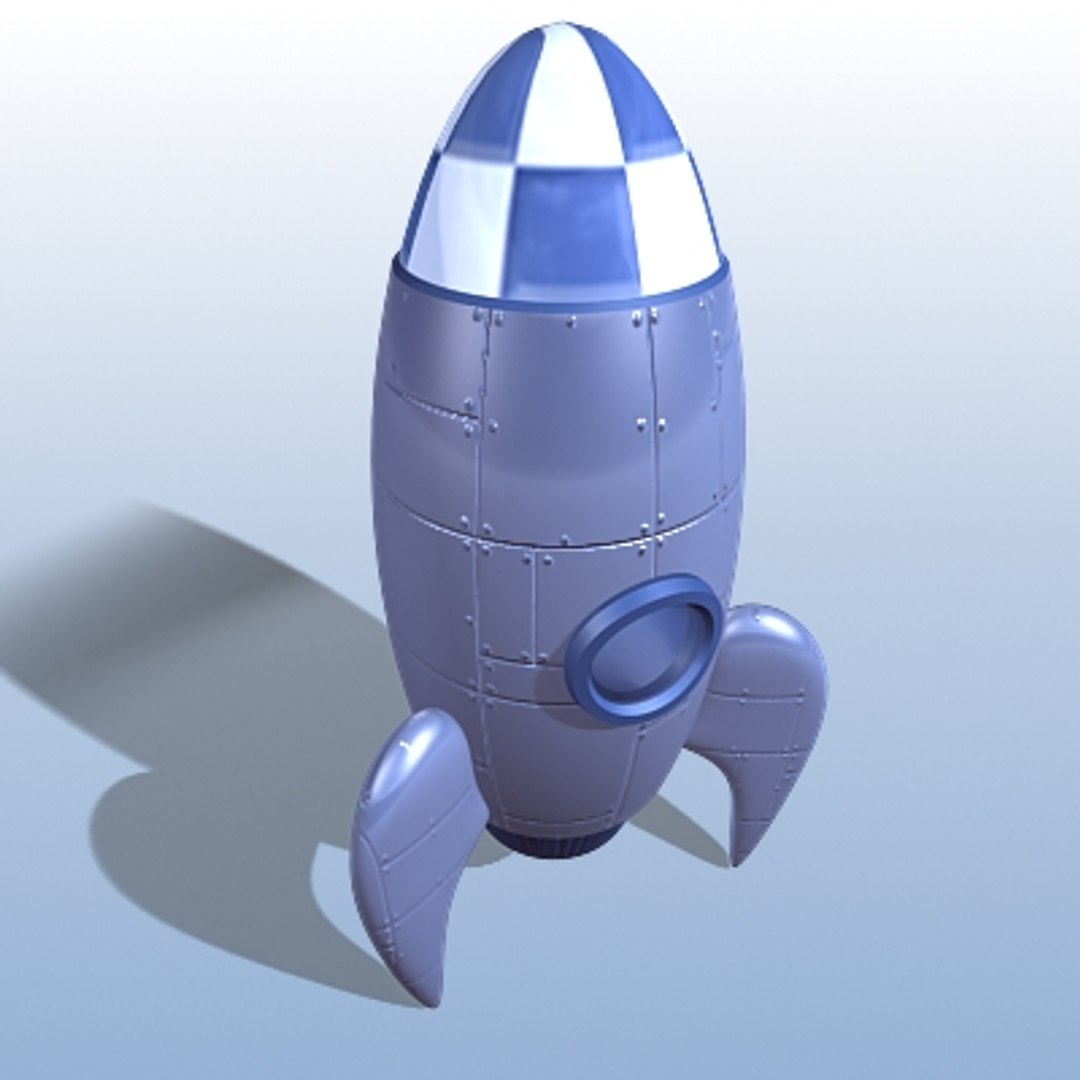 3d spaceship space rocket
