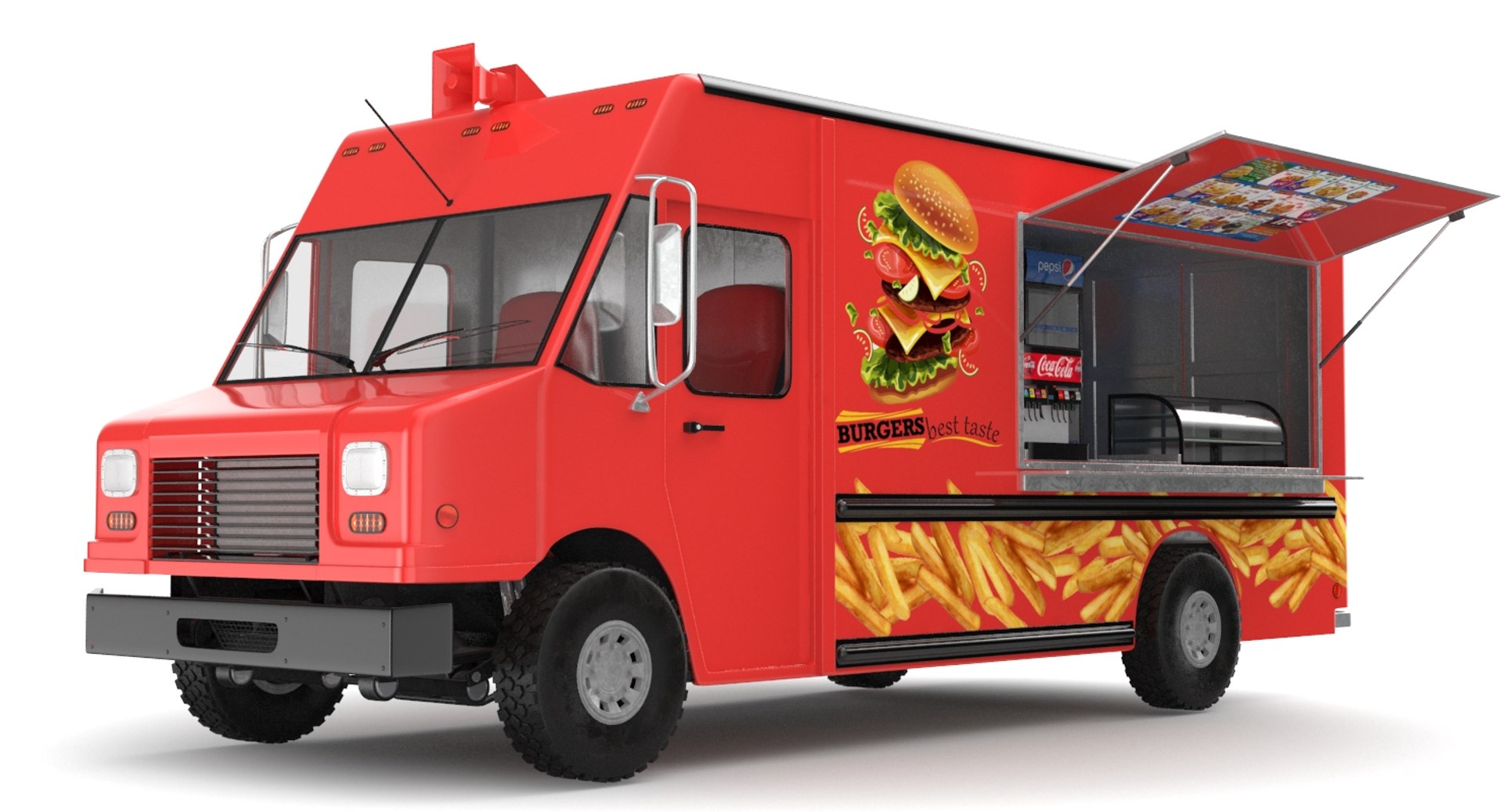 3D Model Food Truck - TurboSquid 1313910