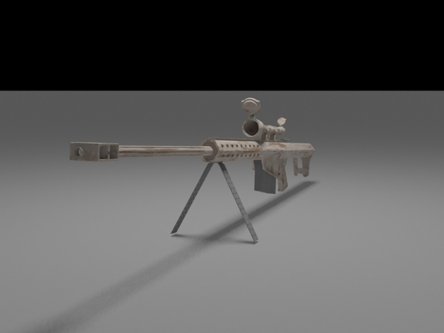 3d Barrett M107 Sniper