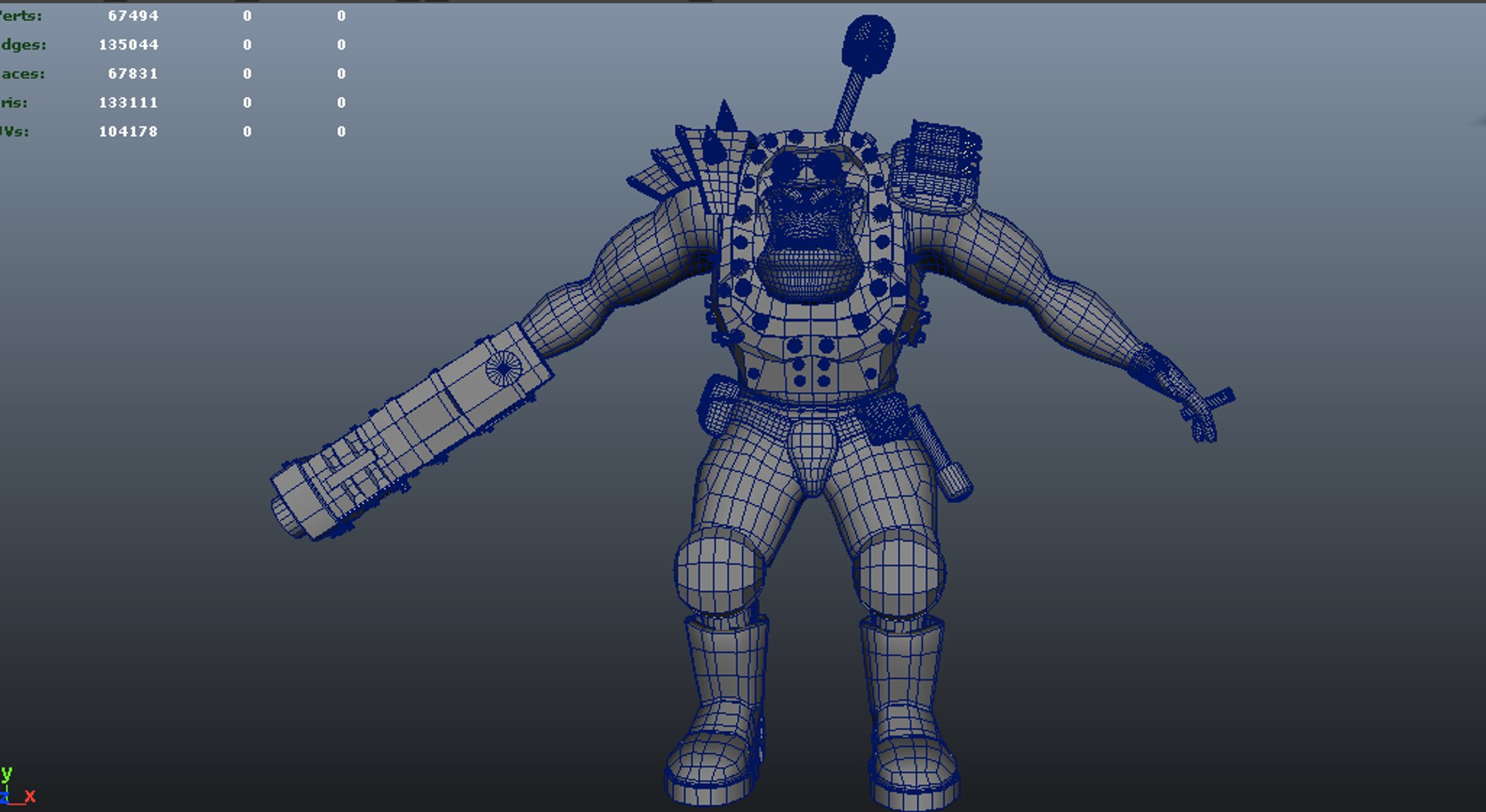 character heavy 3d model