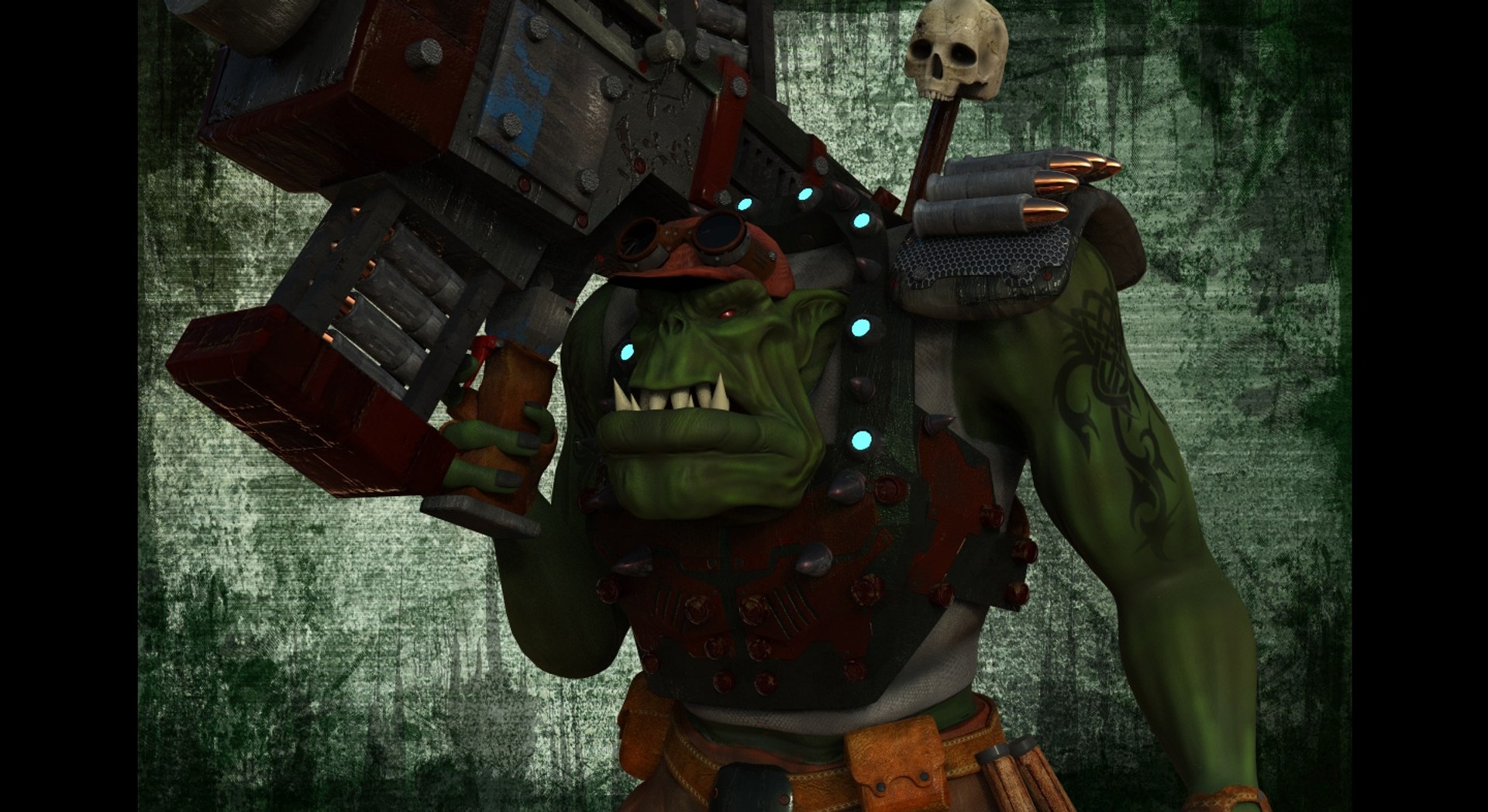 character heavy 3d model