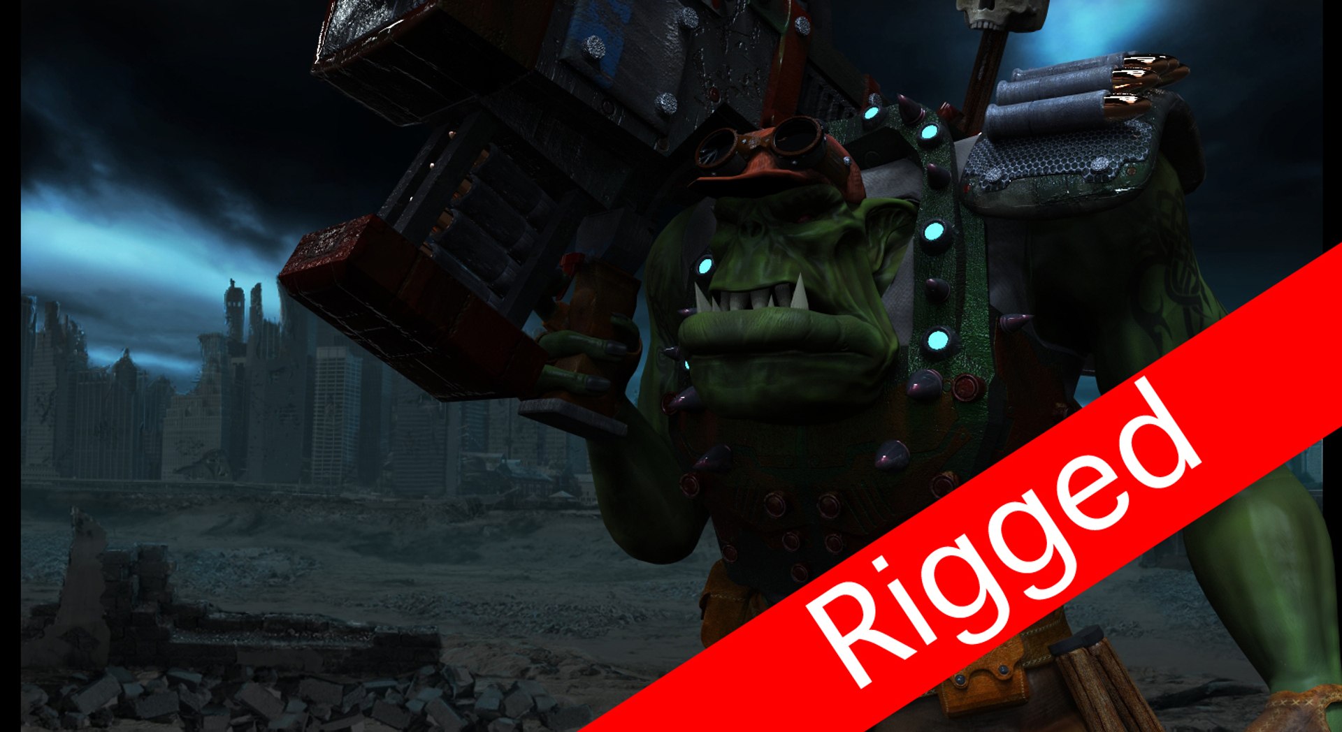 character heavy 3d model