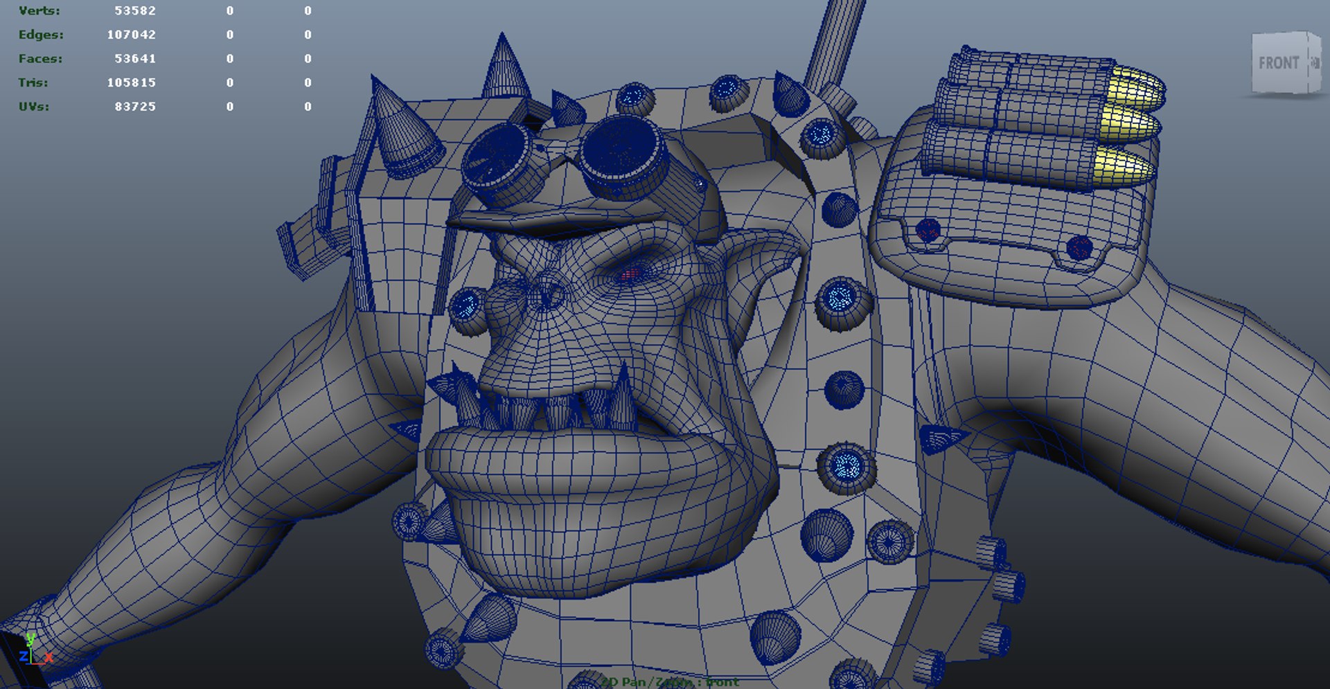 character heavy 3d model