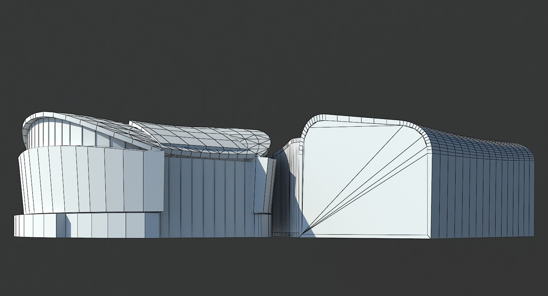 Sports Complex Model - TurboSquid 1246601