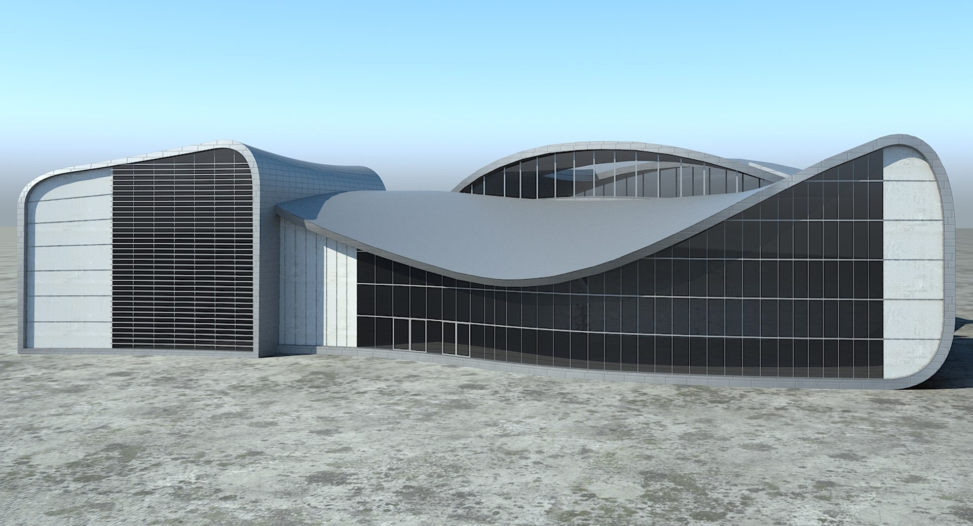 Sports Complex Model - TurboSquid 1246601