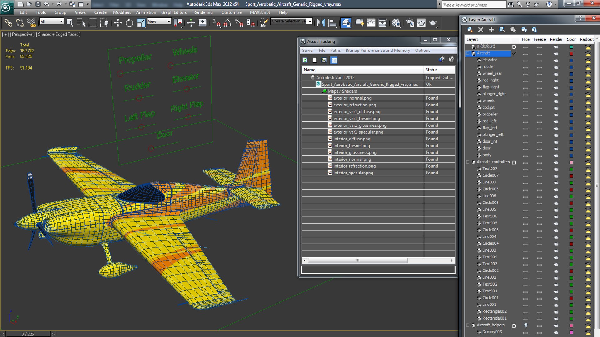 3D sport aerobatic aircraft generic model - TurboSquid 1464093