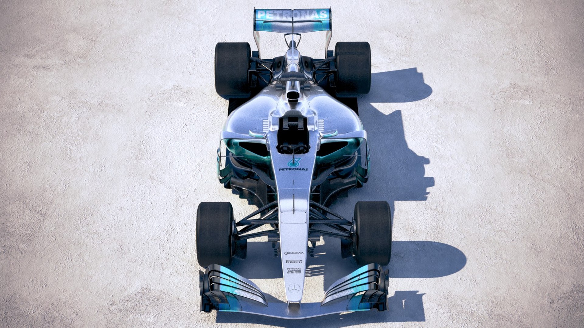 3D F1 Mercedes W08 - TurboSquid 1173746