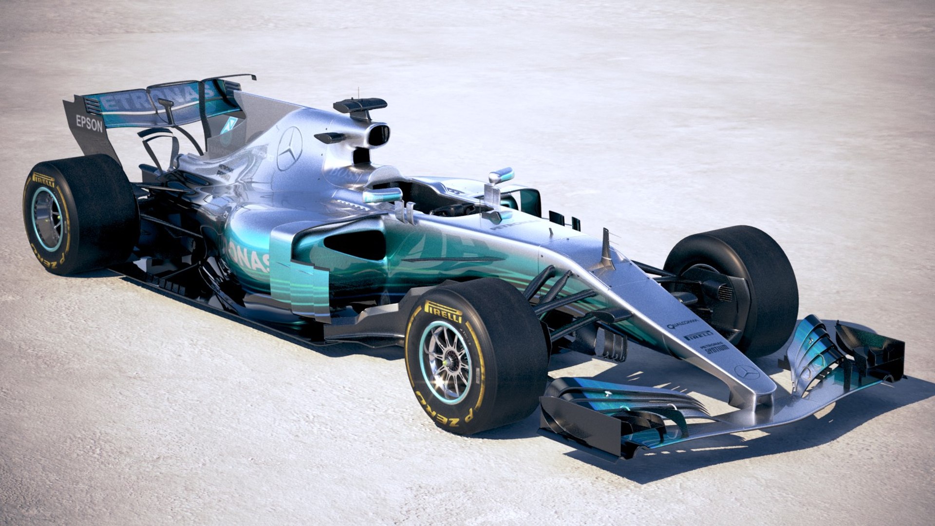 3D F1 Mercedes W08 - TurboSquid 1173746