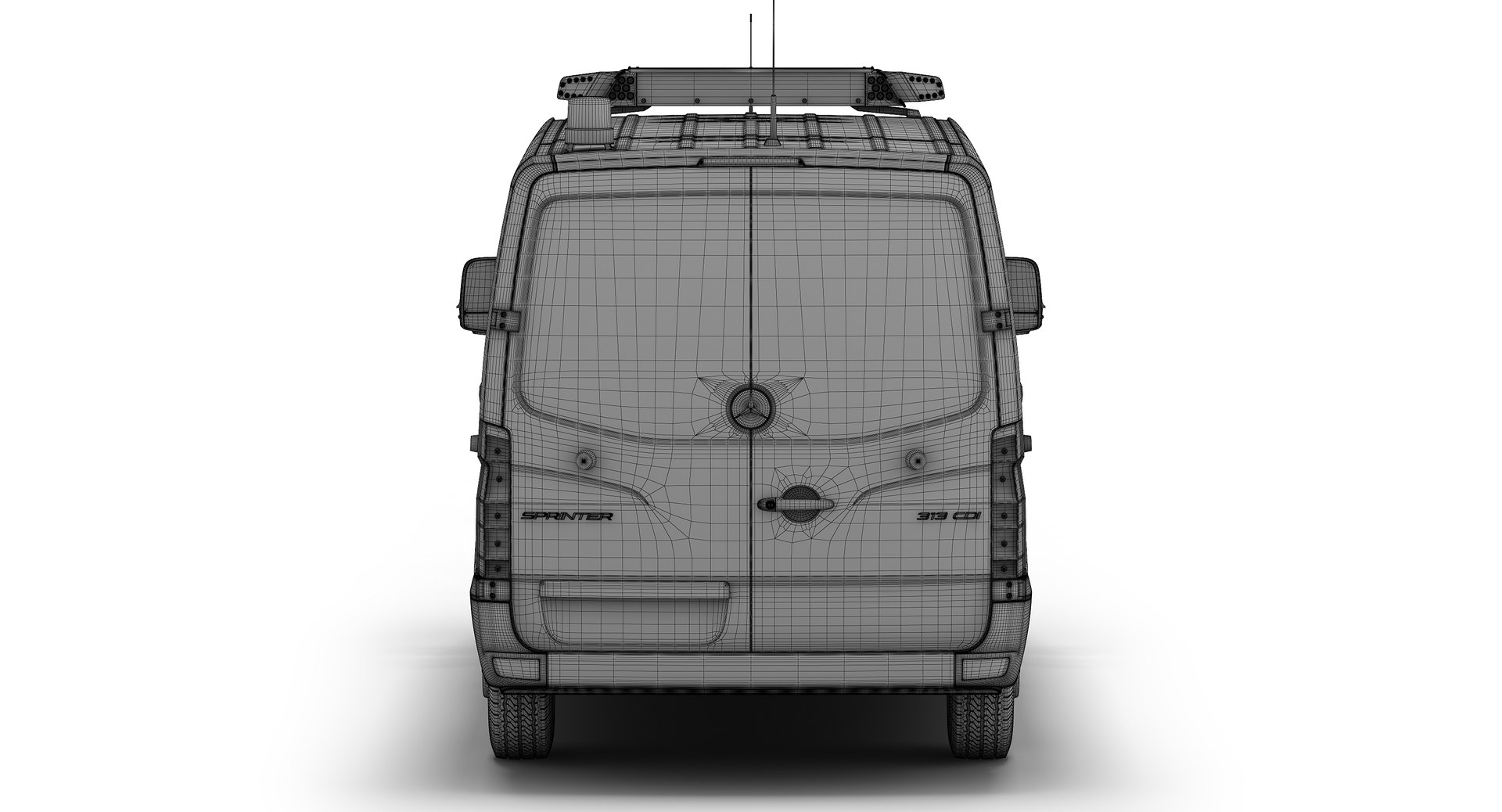 Mercedes-benz Sprinter German Police 3D Model - TurboSquid 1405939