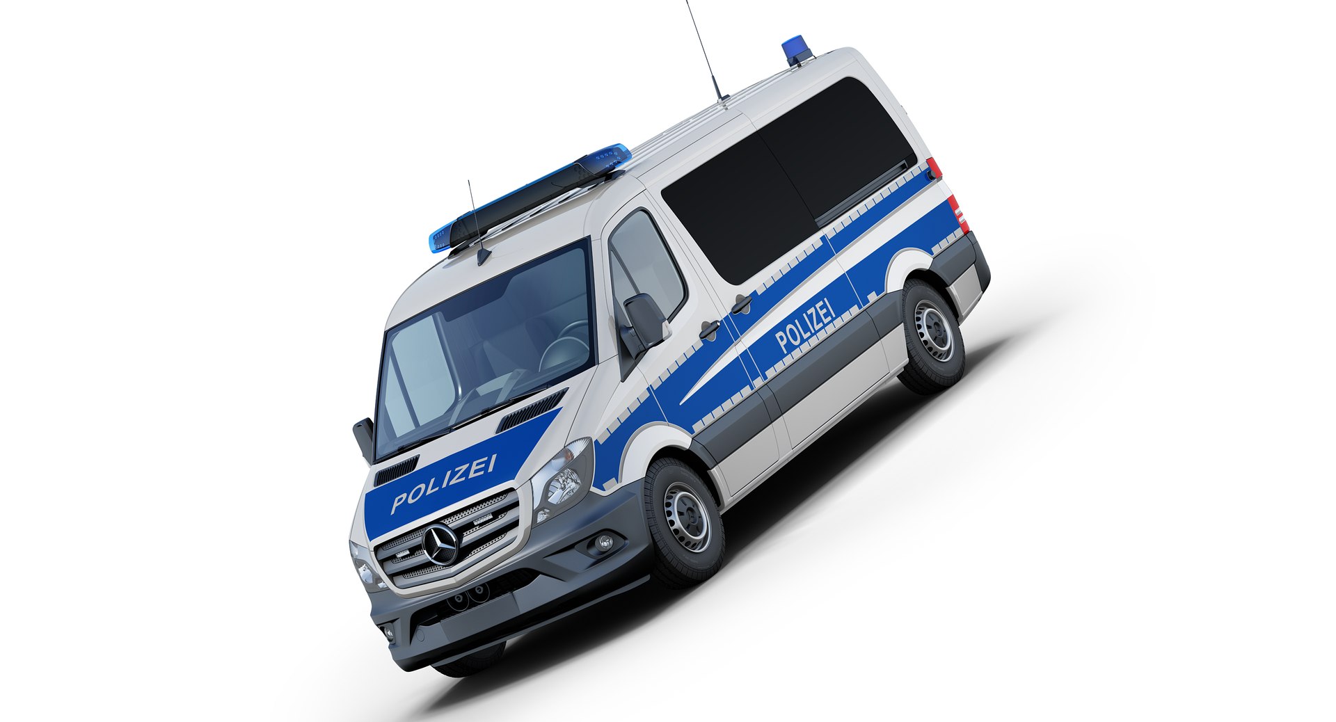 Mercedes-benz Sprinter German Police 3D Model - TurboSquid 1405939