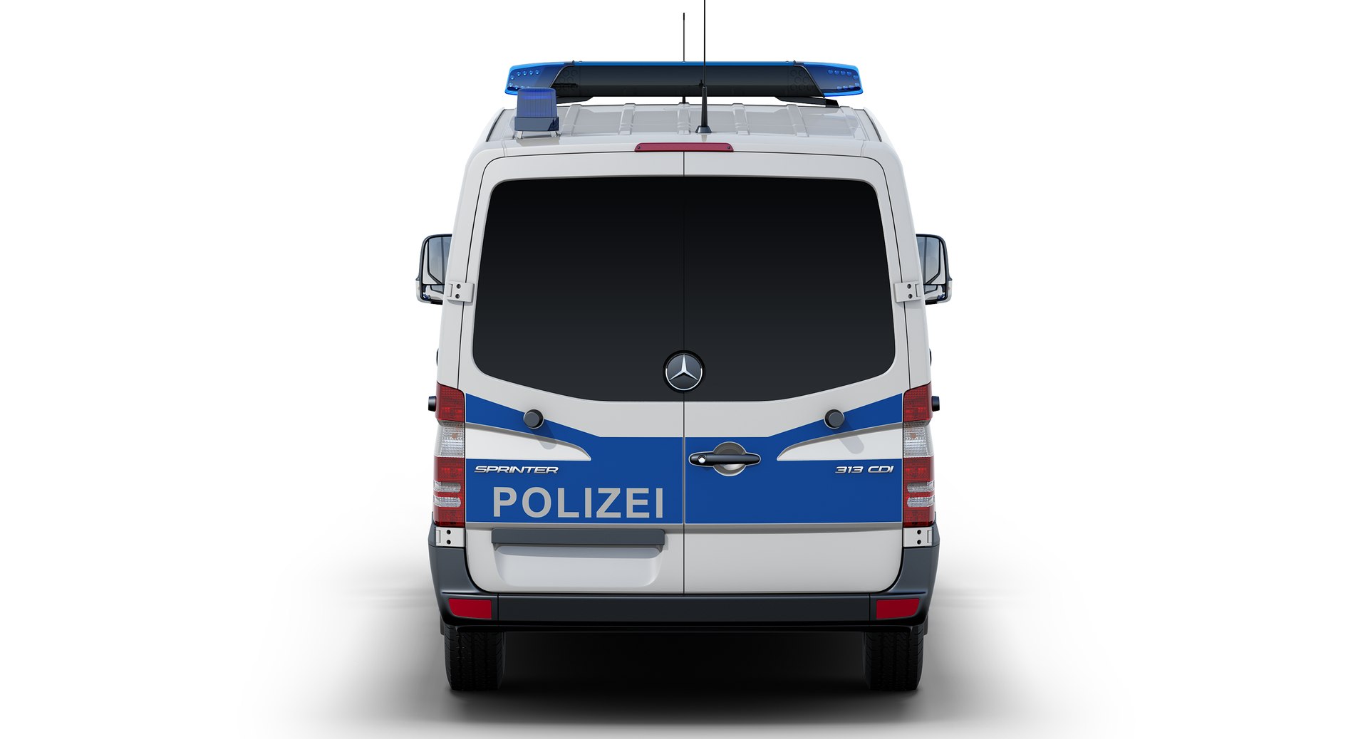 Mercedes-benz Sprinter German Police 3D Model - TurboSquid 1405939