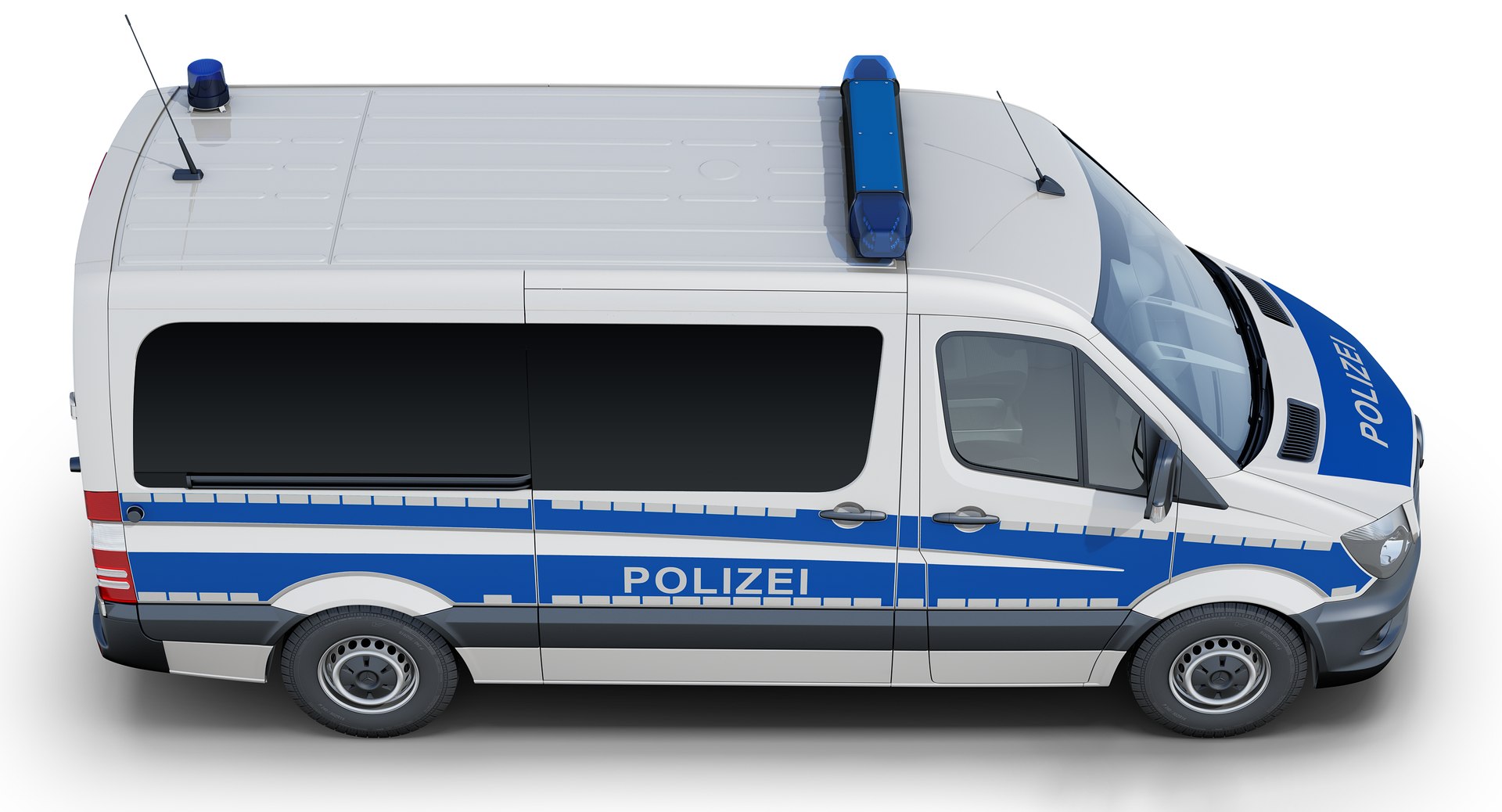 Mercedes-benz Sprinter German Police 3D Model - TurboSquid 1405939