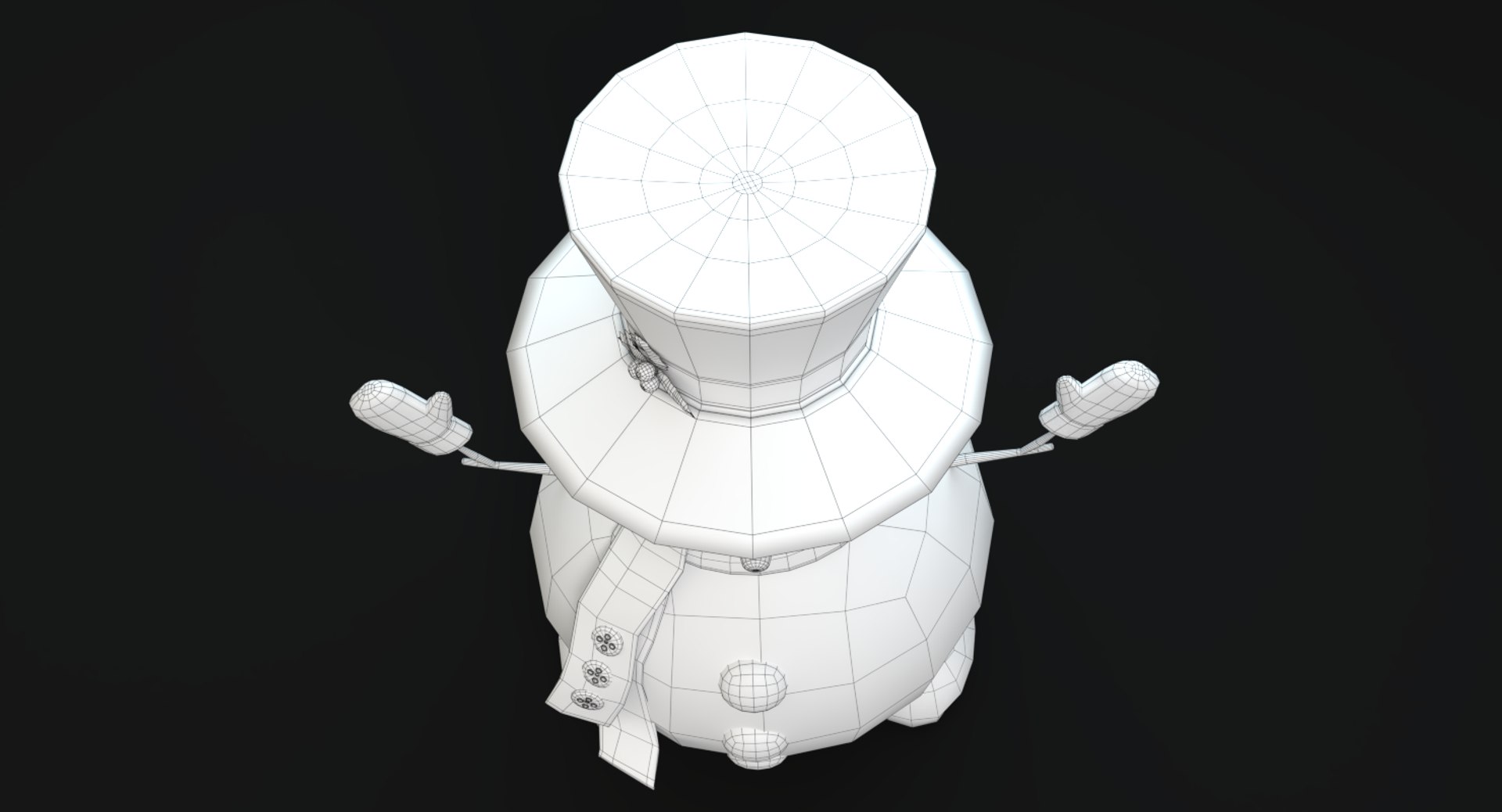 Snowman X Pbr 3D - TurboSquid 1219320