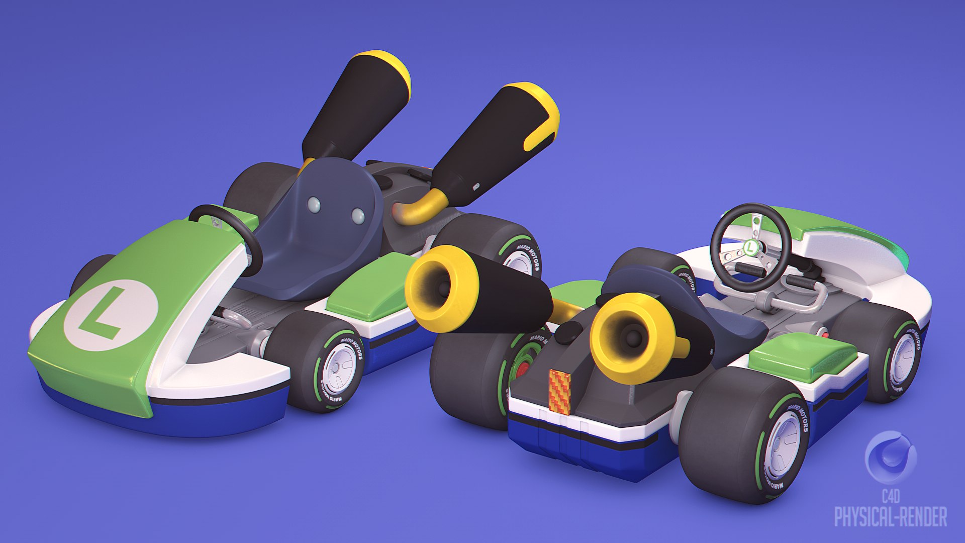 Standart kart - mario 3D model - TurboSquid 1630361