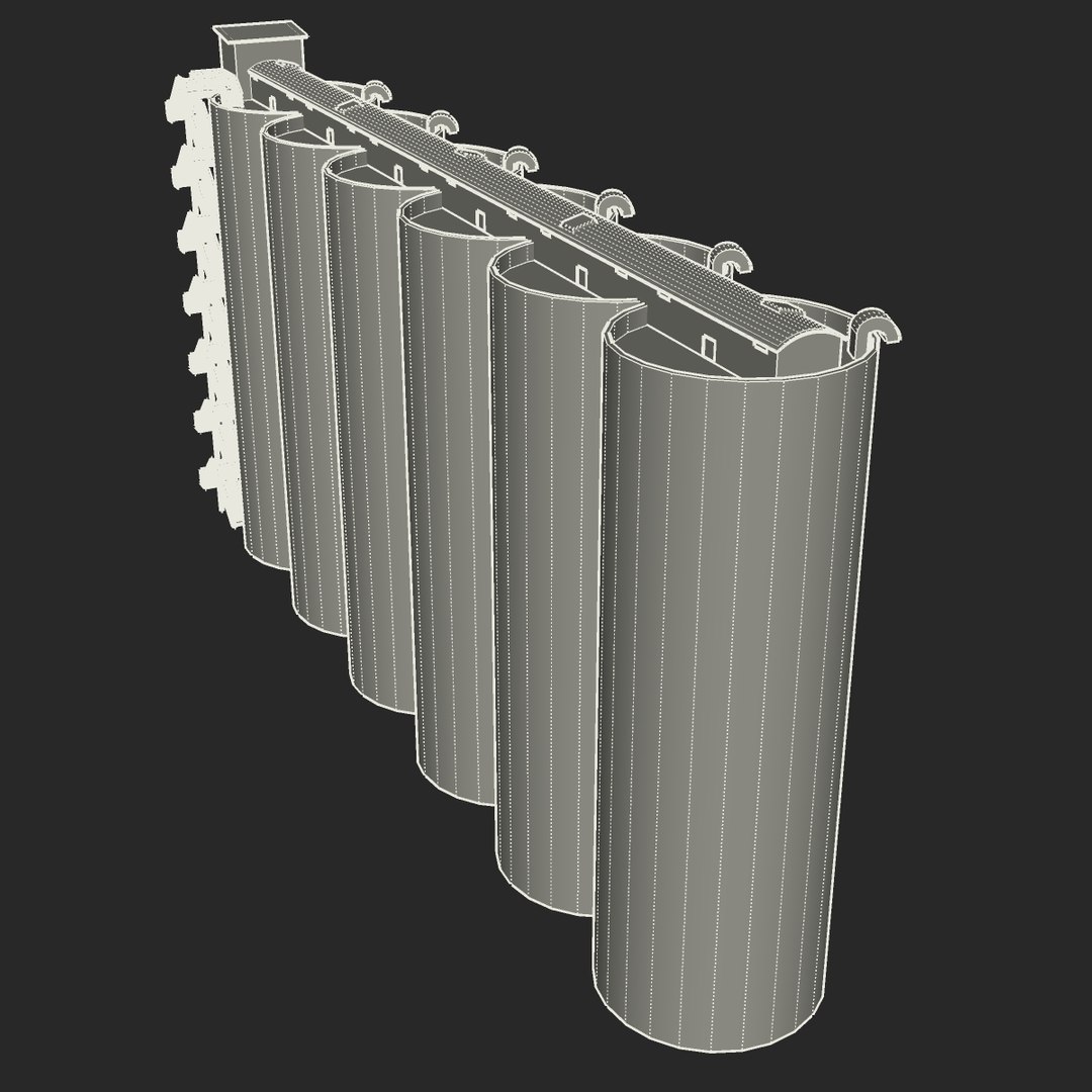 Grain Silos - 3ds