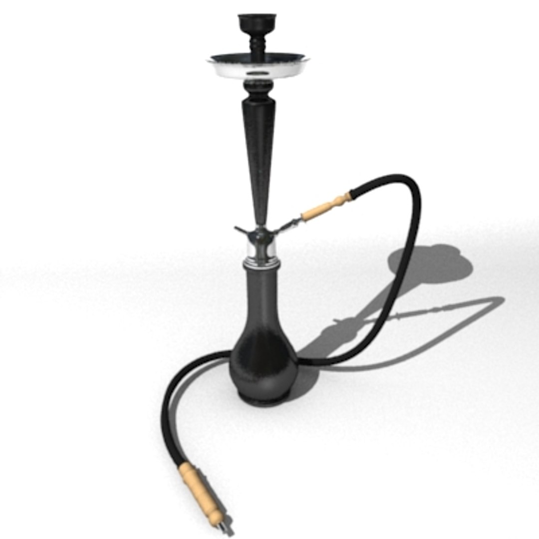 Shisha Waterpipe Water 3d Obj