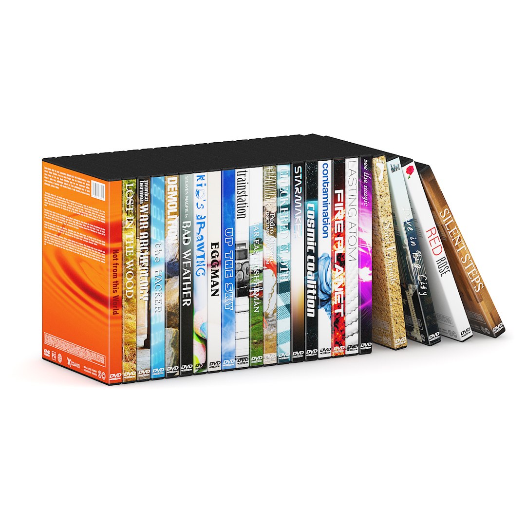Dvd Cases 3d Fbx