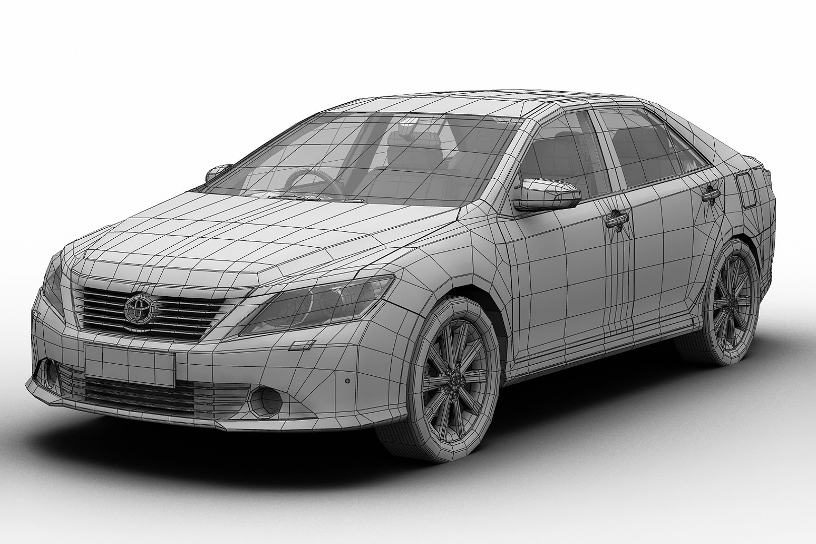 3d Model Toyota Camry Asian