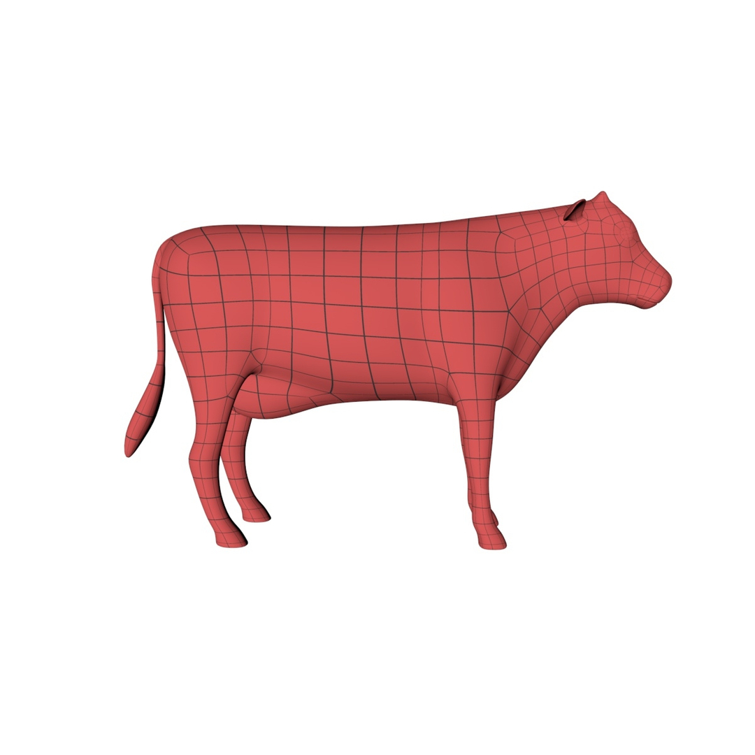 Base Mesh Cow Obj