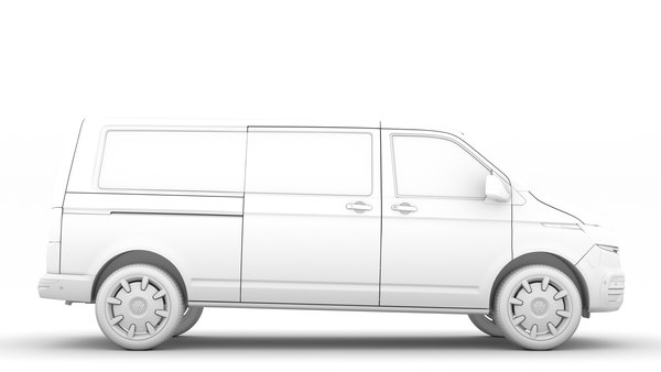 Multivan bulli lwb t6 3D model - TurboSquid 1492068