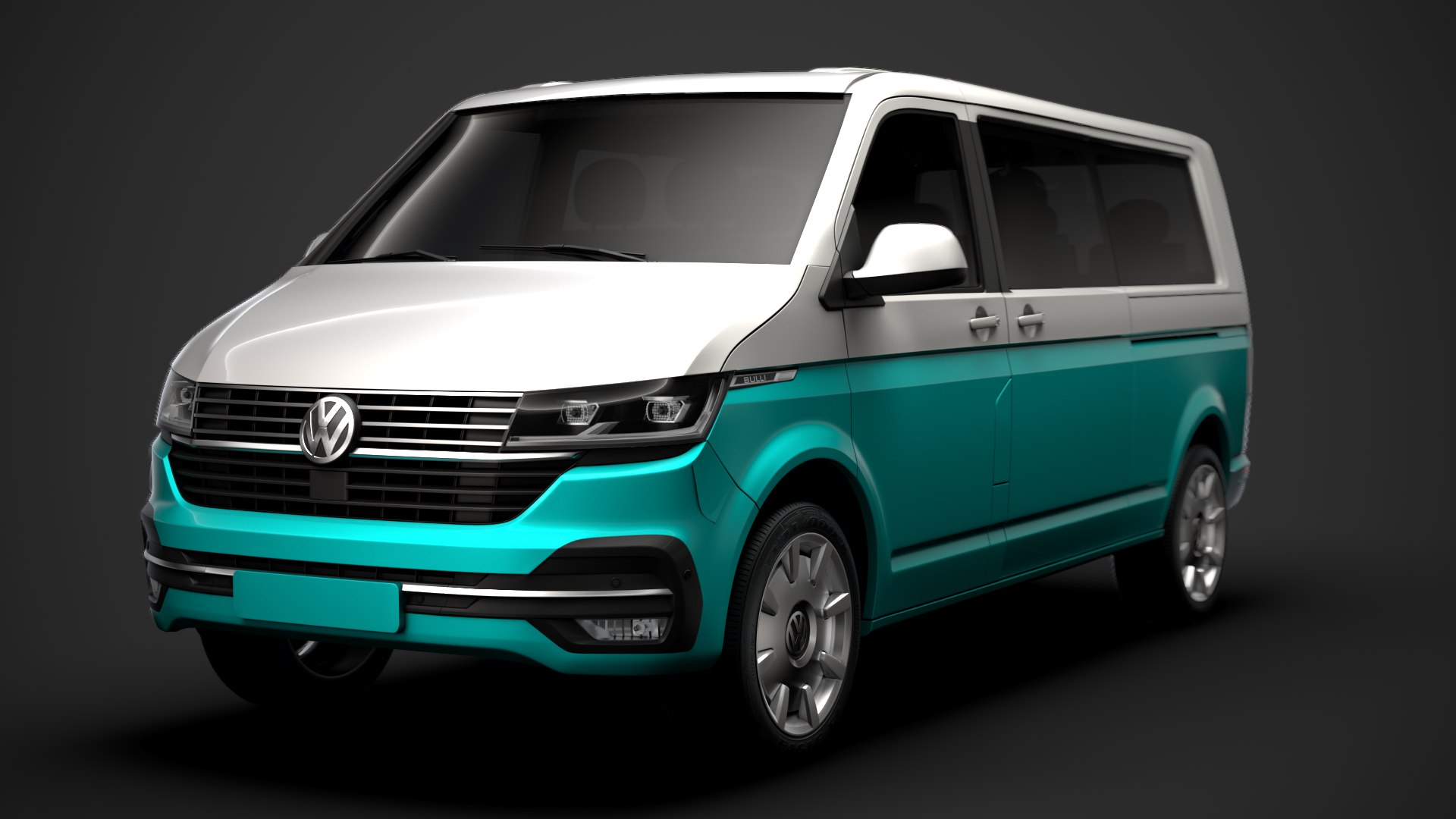 Multivan Bulli Lwb T6 3D Model - TurboSquid 1492068