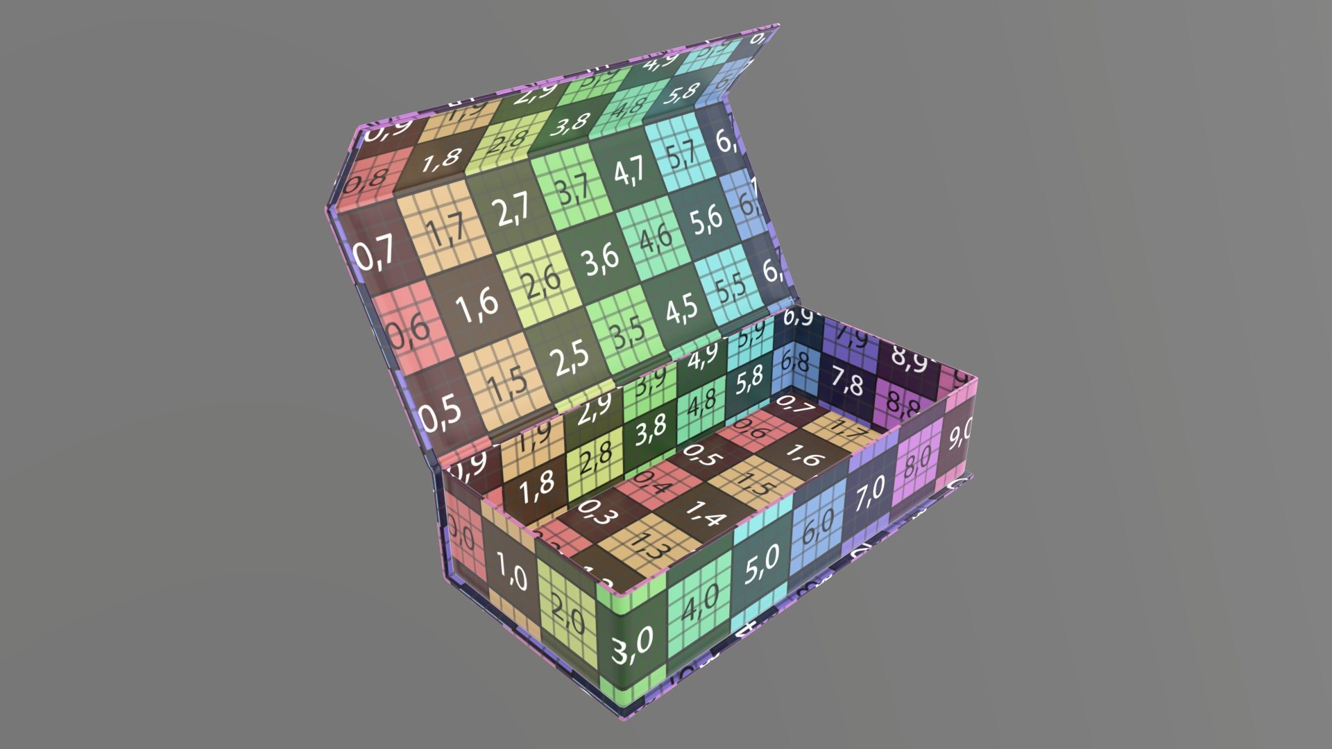 Magnetic Open Paper 3D Model - TurboSquid 1697637