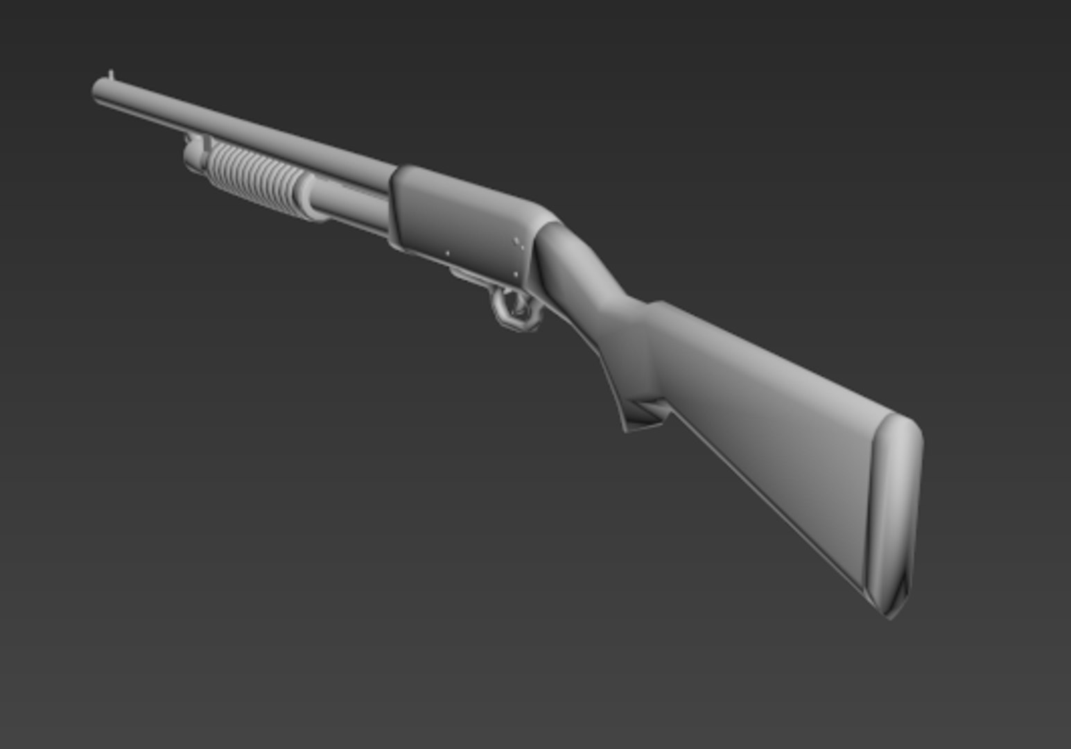 shotgun ithaca m37 obj