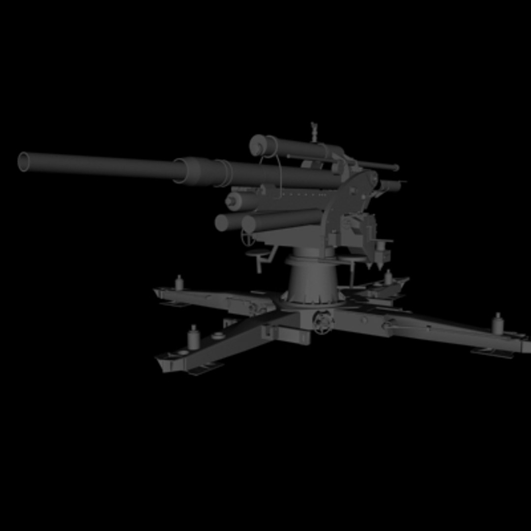 3d 3ds Gun German Wwii