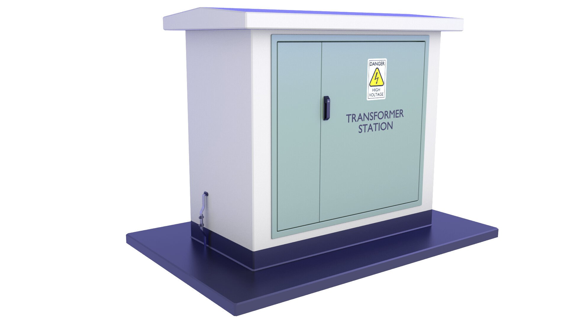 3D Model MV Transformer Substation 3D 29 - TurboSquid 2395691