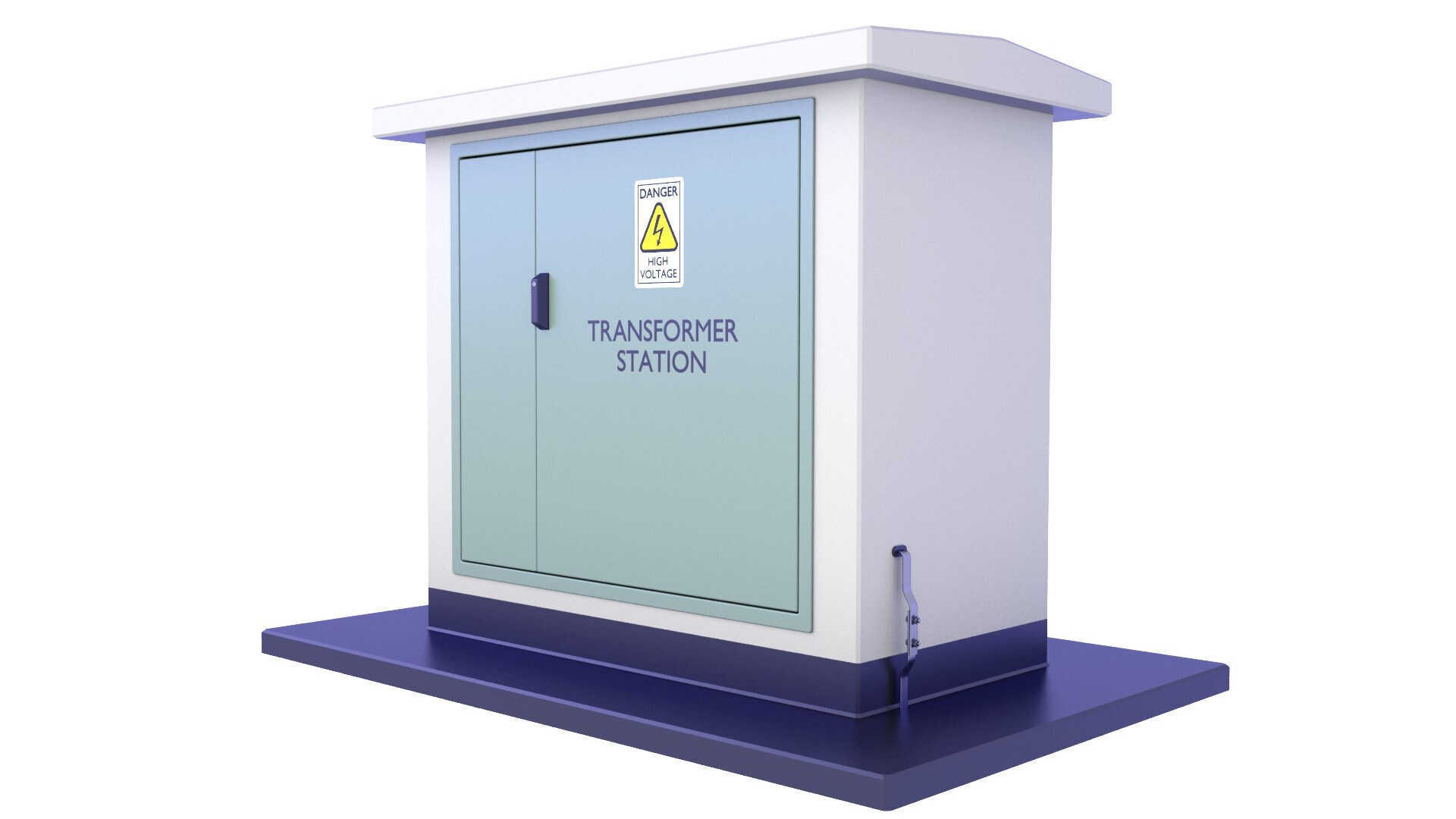 3D Model MV Transformer Substation 3D 29 - TurboSquid 2395691