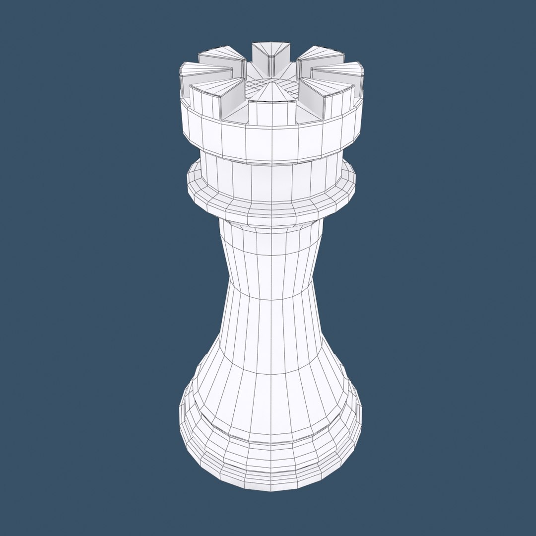 3d Model Chess Board